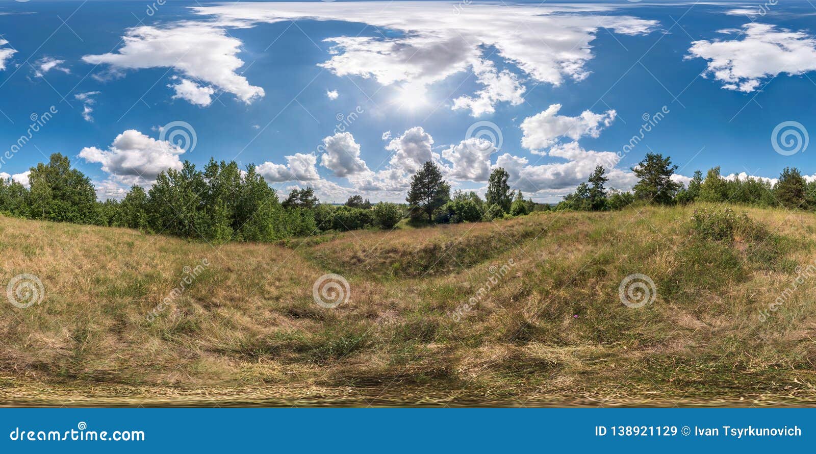 Full 360 Degree Space Background. Equirectangular Projection ...