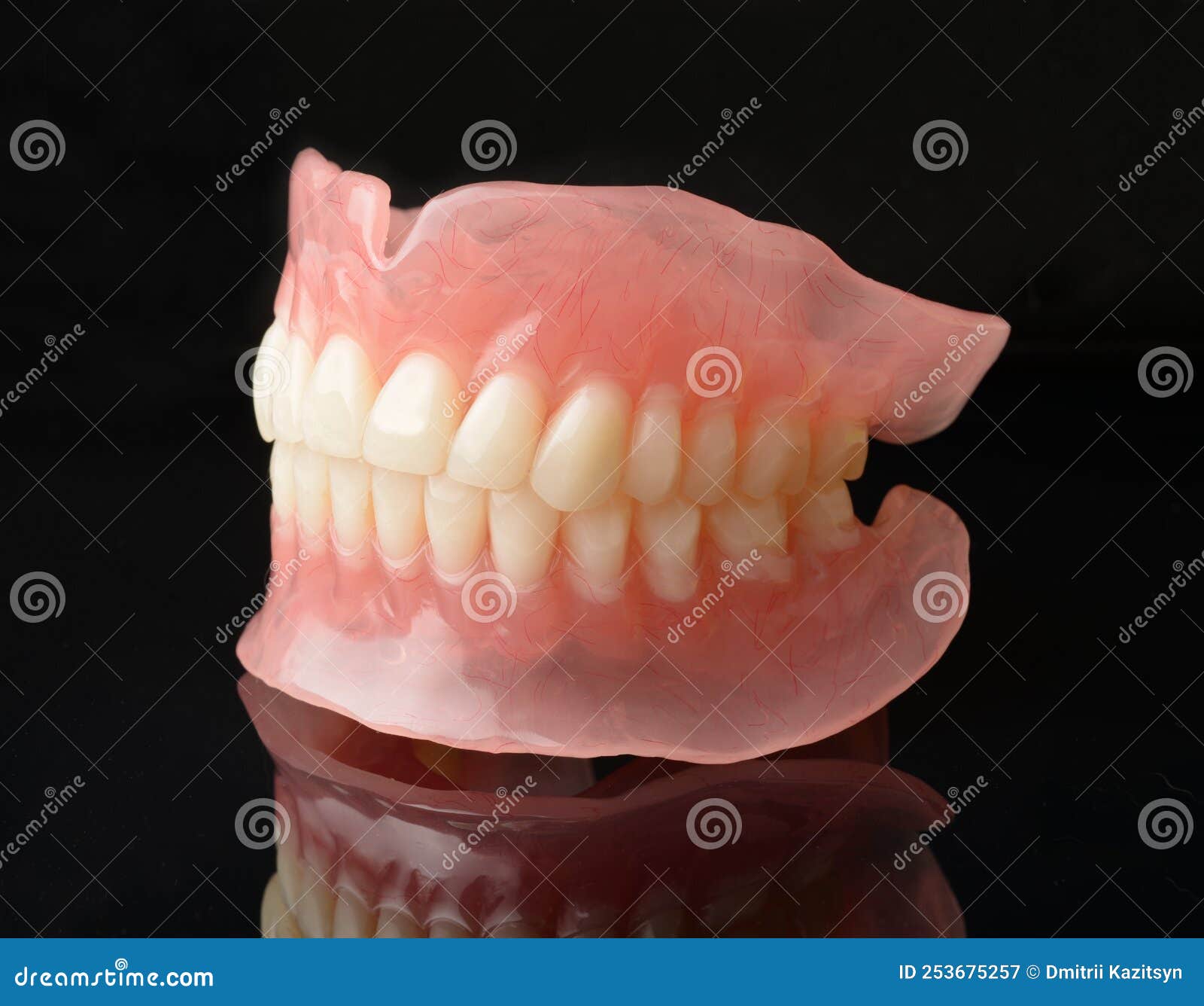 Full Denture On White Background Royalty-Free Stock Photo ...