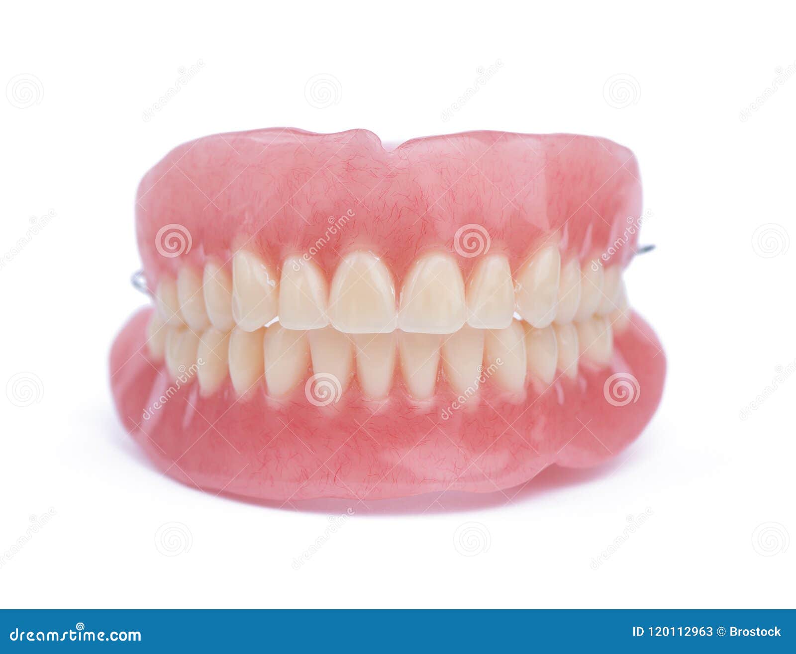 Full Denture On White Background Royalty-Free Stock Photo ...
