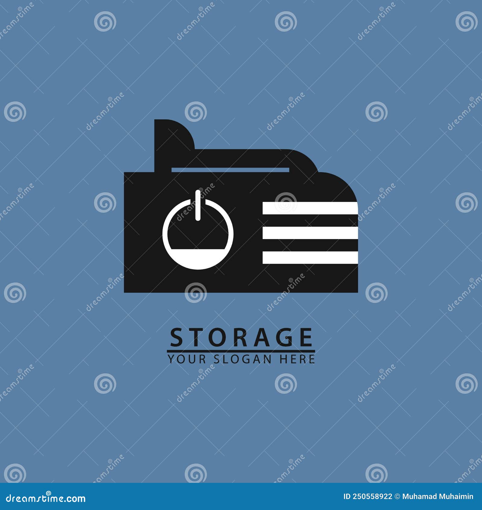 Full Digital Storage Alert Logo Icon Stock Vector - Illustration of ...