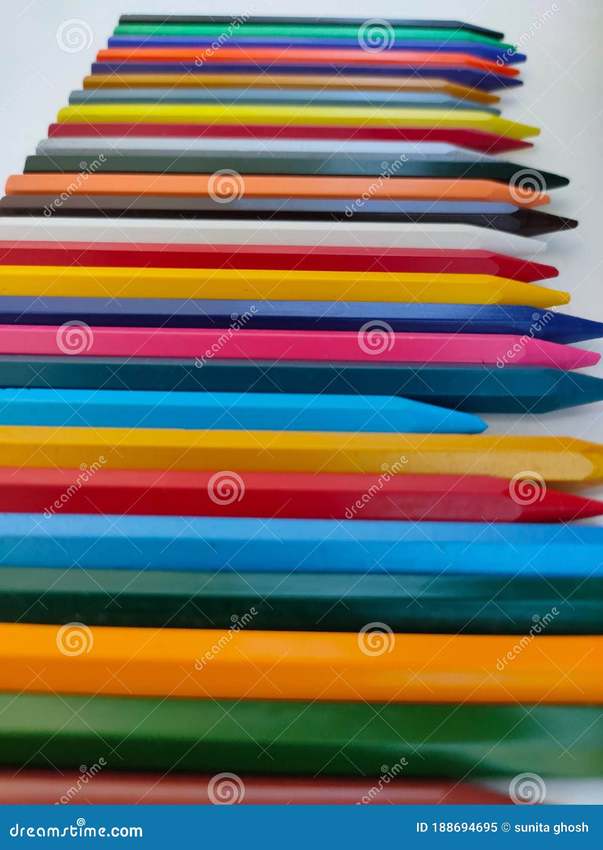 One Horizontal Crayon