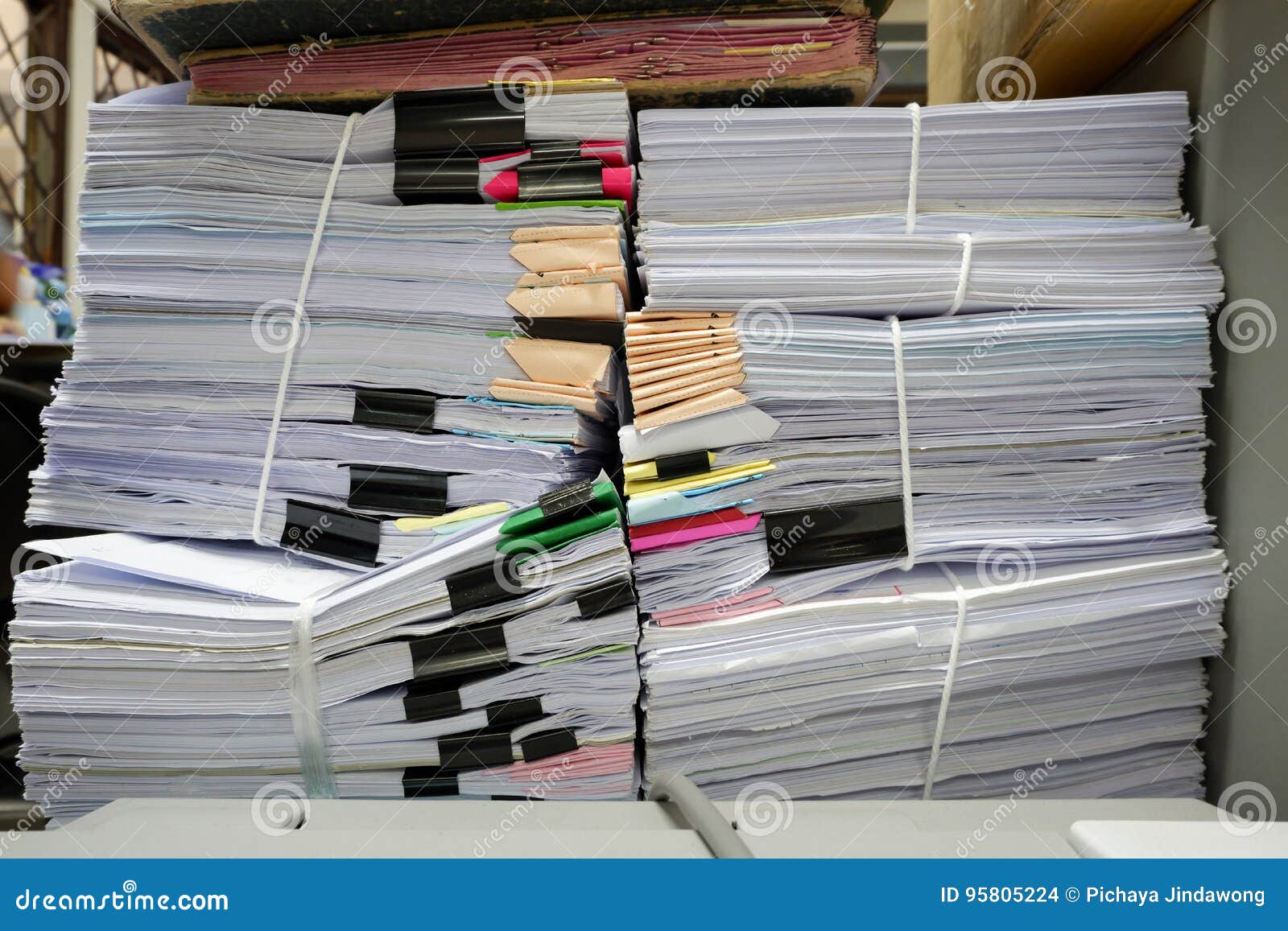 Full of documents stock photo. Image of storage, heap - 95805224