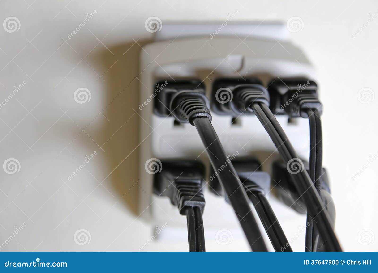 Full Electric Outlets stock photo. Image of unavailable - 37647900