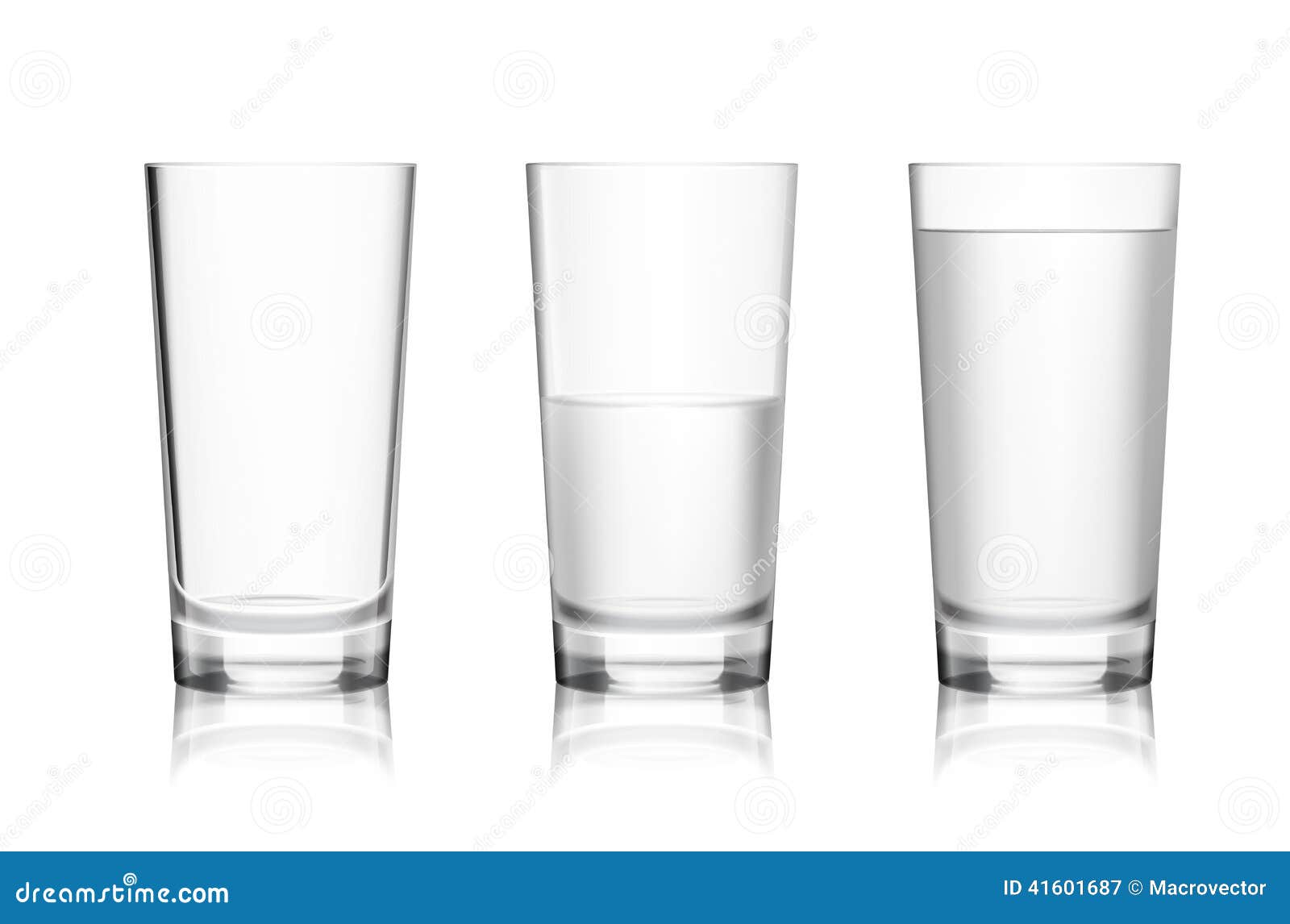 Free clipart glass half full