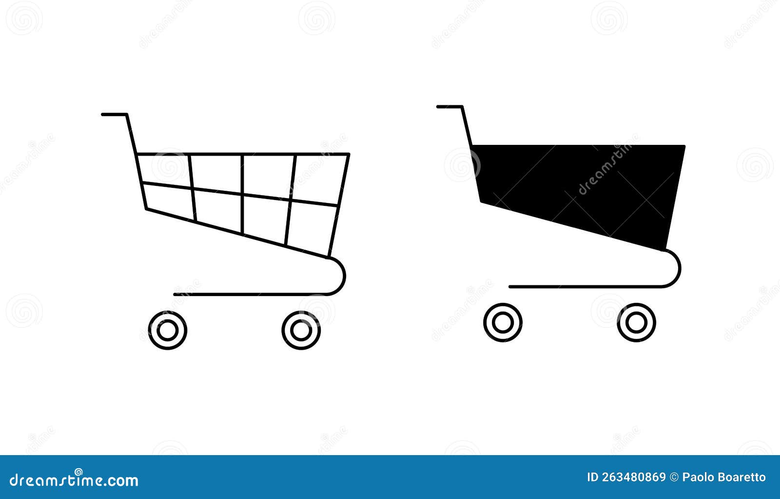 Full and Empty Shopping Cart Symbol Shop and Sale Icon Stock ... Full and Empty Shopping Cart Symbol Shop and Sale Icon Stock ...