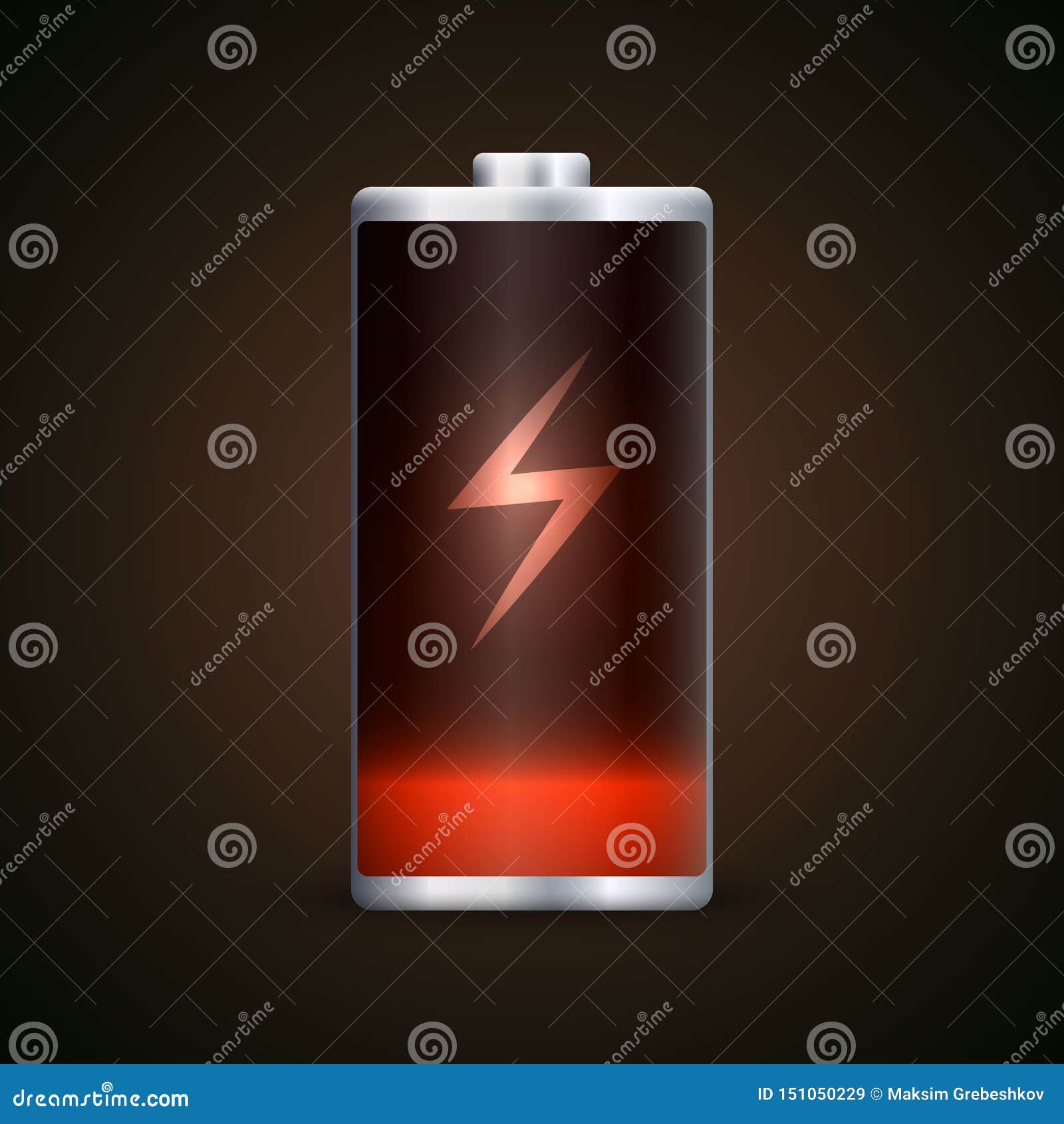 Full energy battery charge stock illustration. Illustration of ...