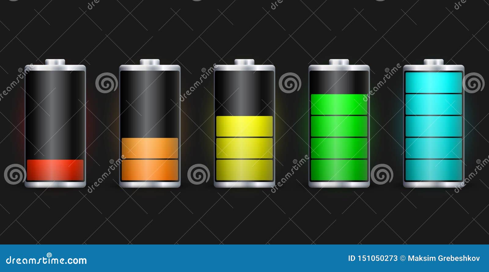 Full energy battery charge stock illustration. Illustration of charge ...