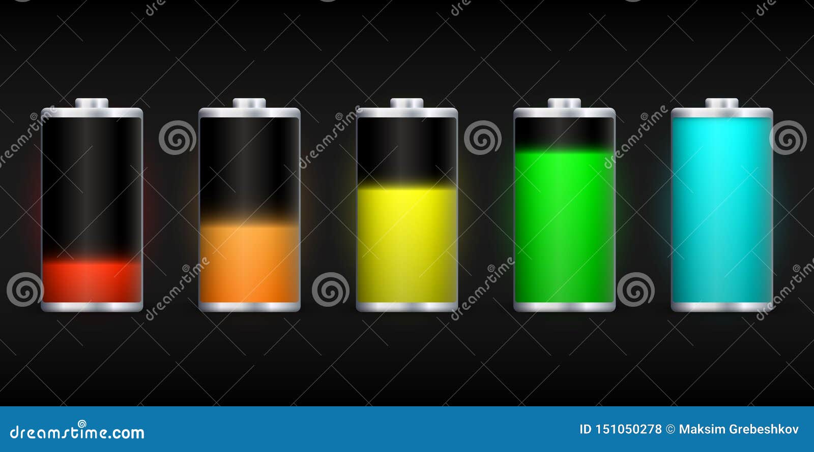 Full energy battery charge stock illustration. Illustration of ...