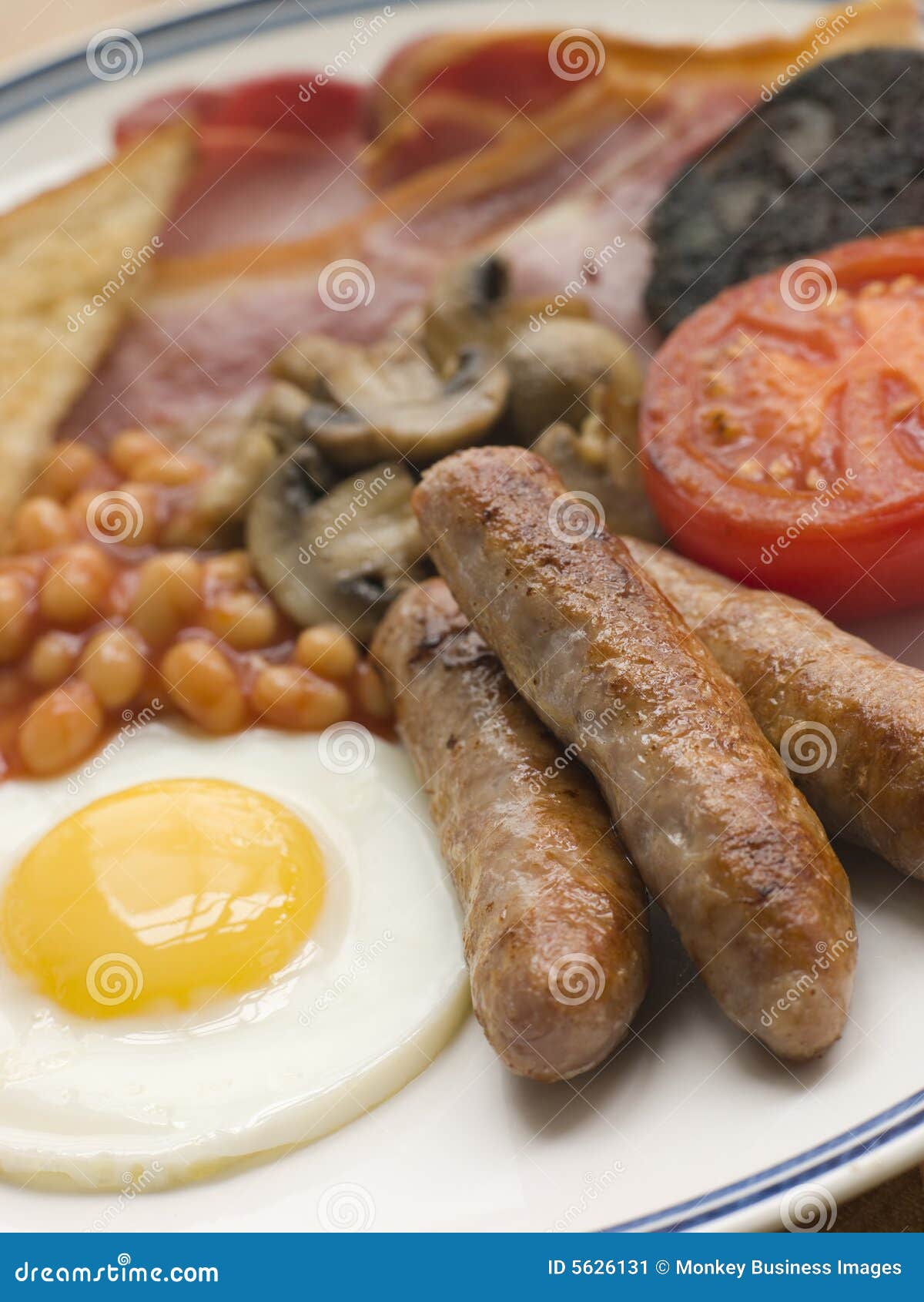 Full English Breakfast stock image. Image of cookery, plate - 5626131