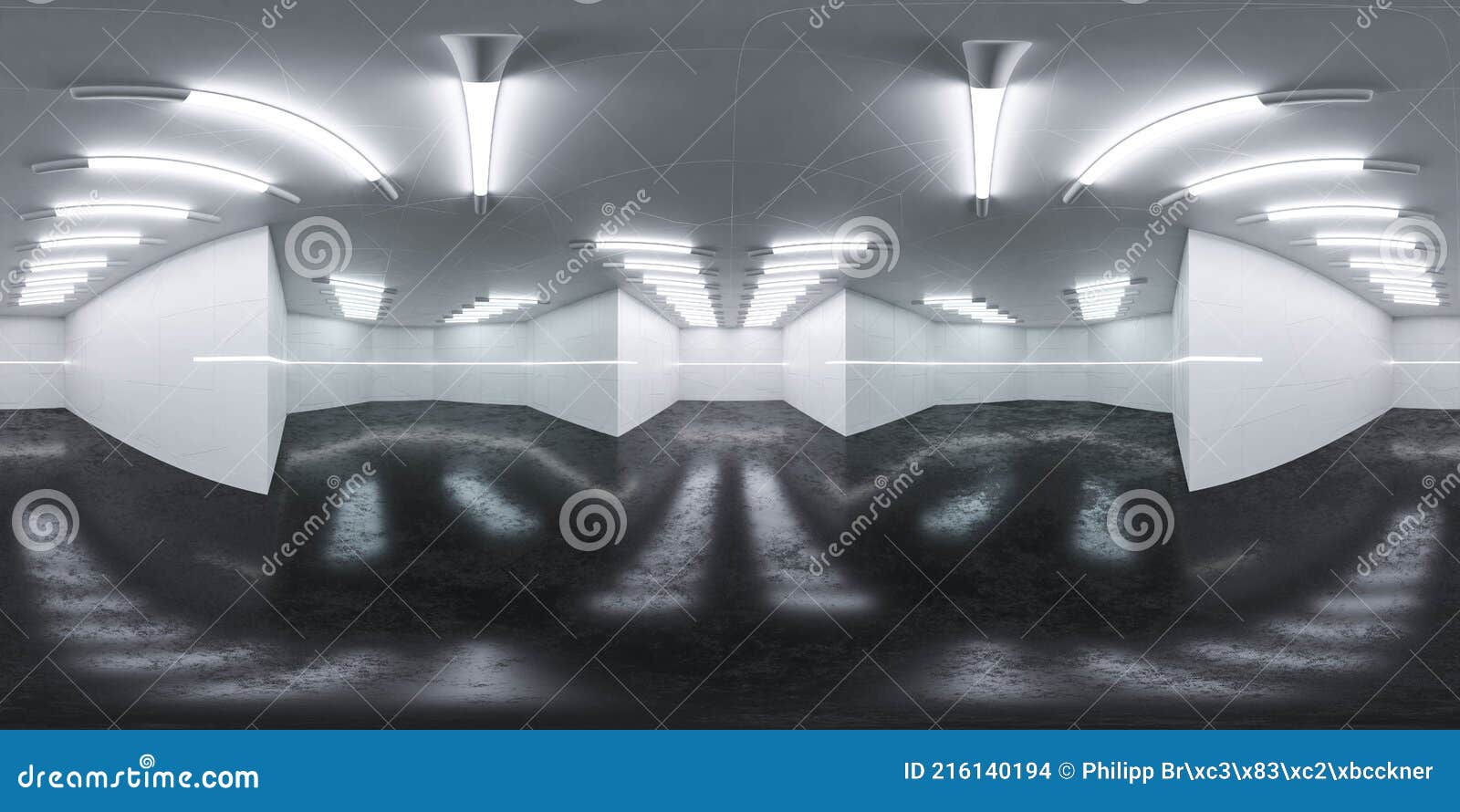 Full 360 Equirectangular Spherical Panorama View of Technology Concept ...