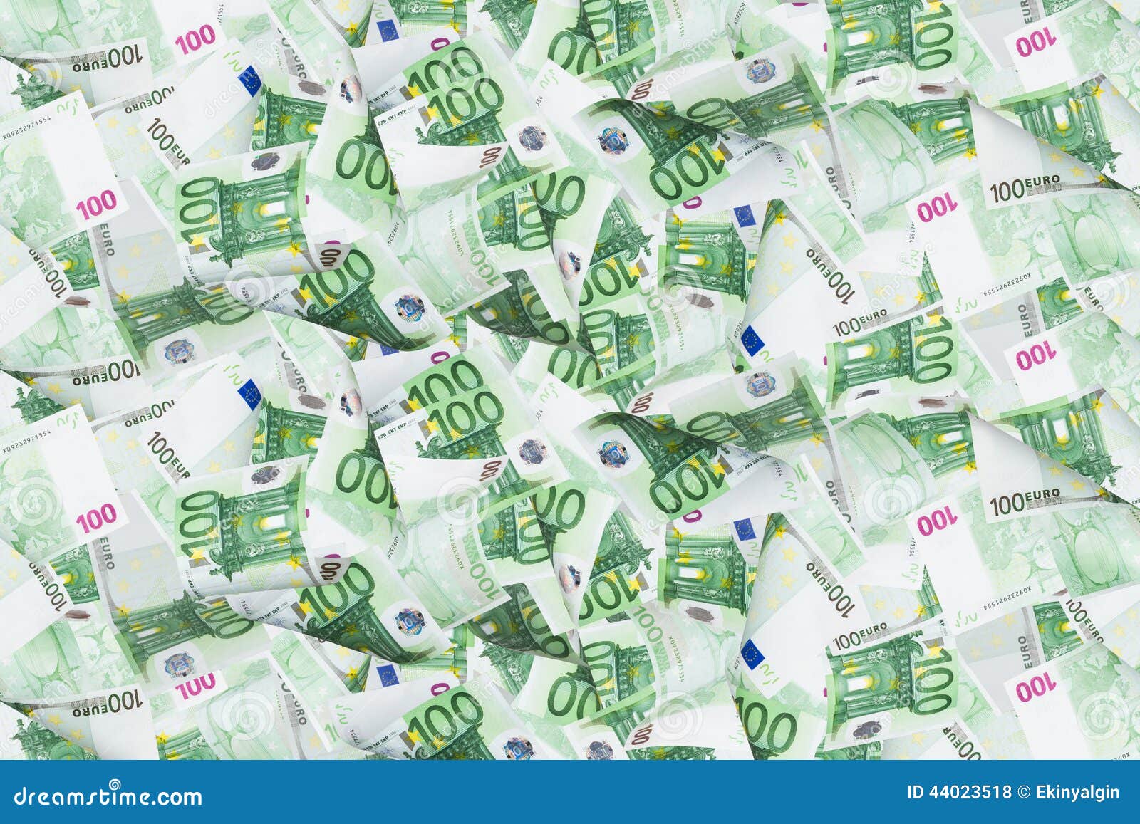 Full of Euro Banknotes Flying and Falling Texture Stock Photo - Image ...