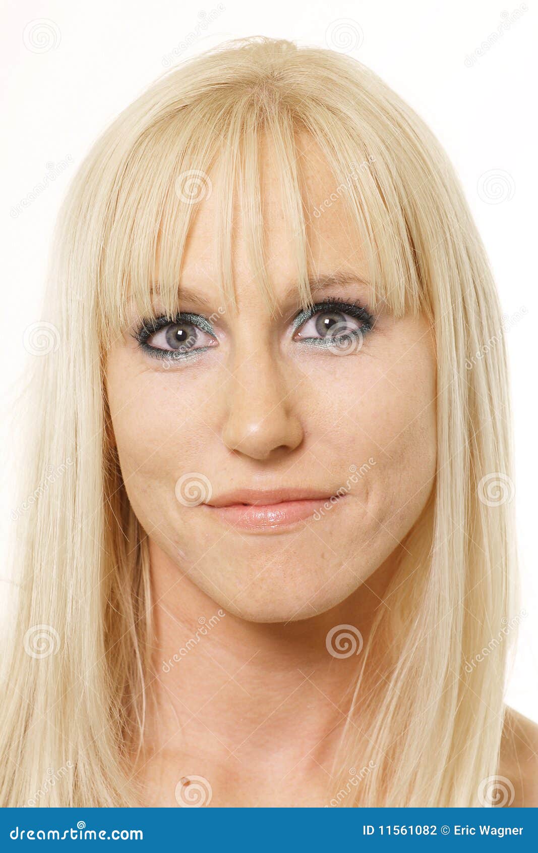 Full face blonde stock photo. Image of pretty, cute, model - 11561082