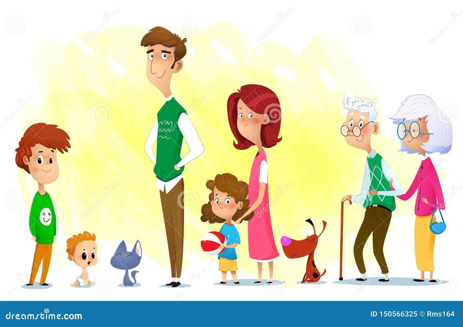 Full family stock vector. Illustration of collection - 150566325