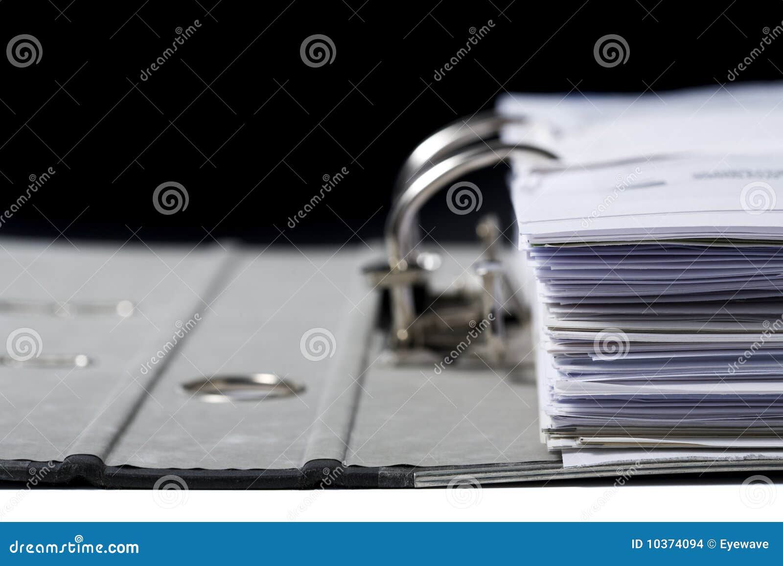 Full file binder stock photo. Image of business, archive - 10374094