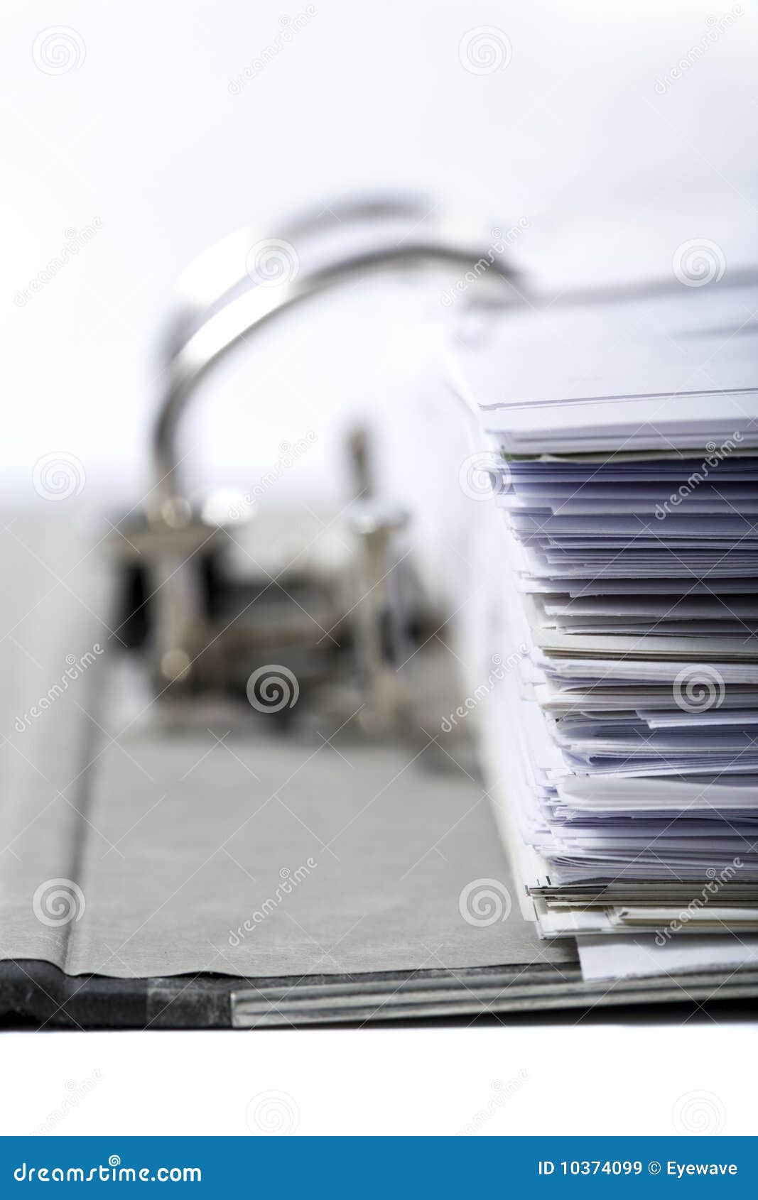 Full file binder stock image. Image of filing, archive - 10374099