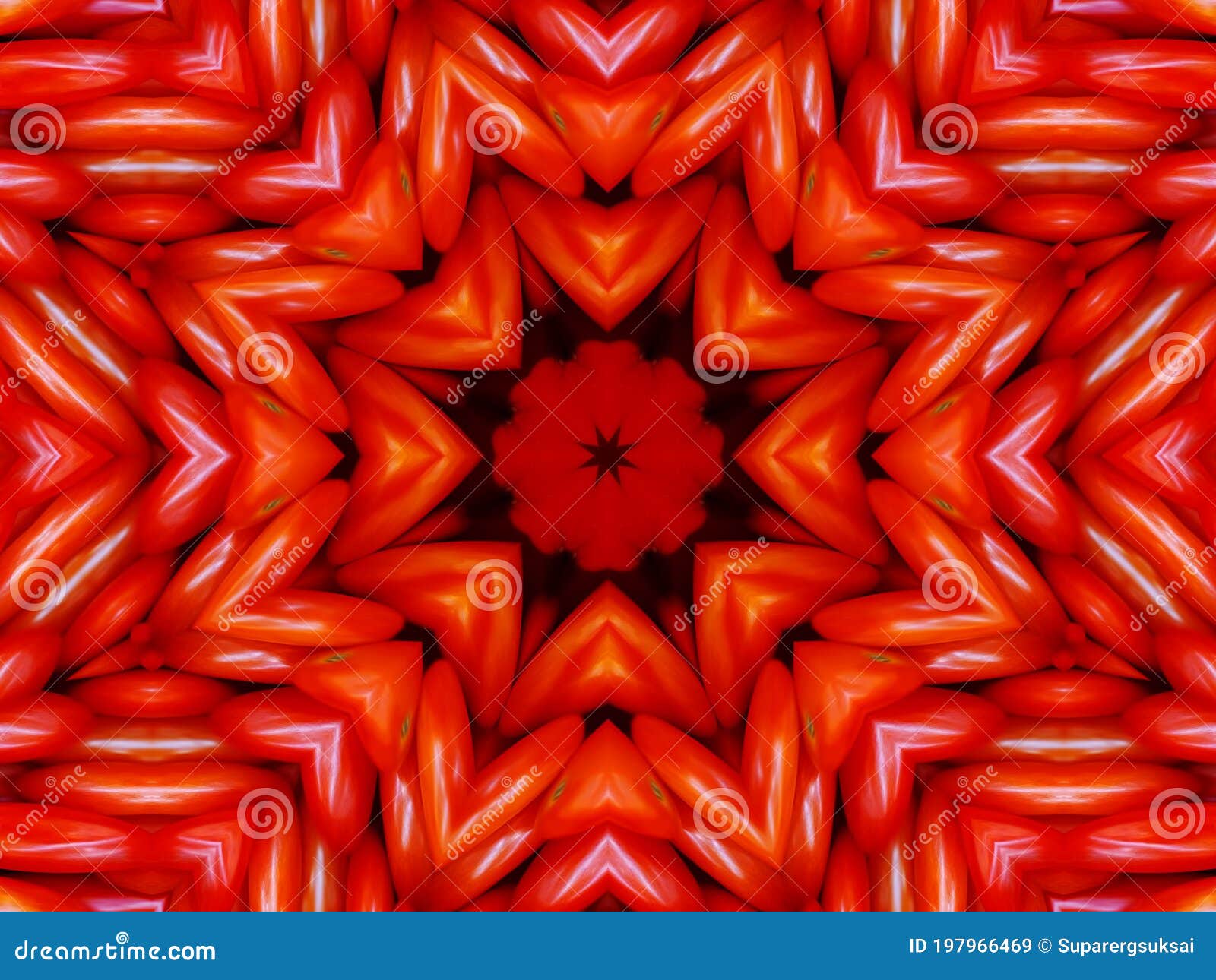 Abstract Background of Glossy Red Heart Shape Objects Stock Image ...