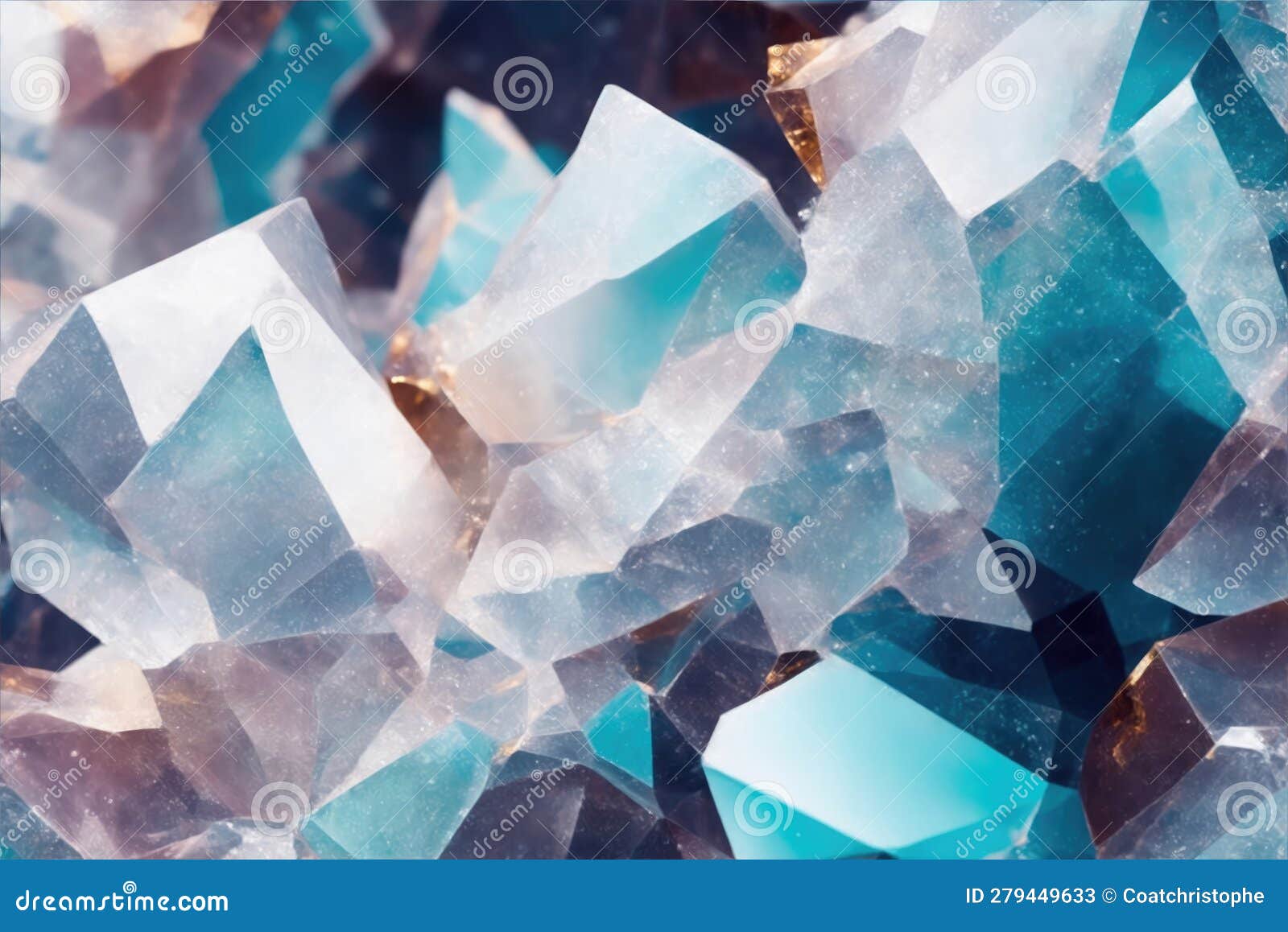 Full Frame Abstract Quartz Background - AI Generated Stock Illustration ...