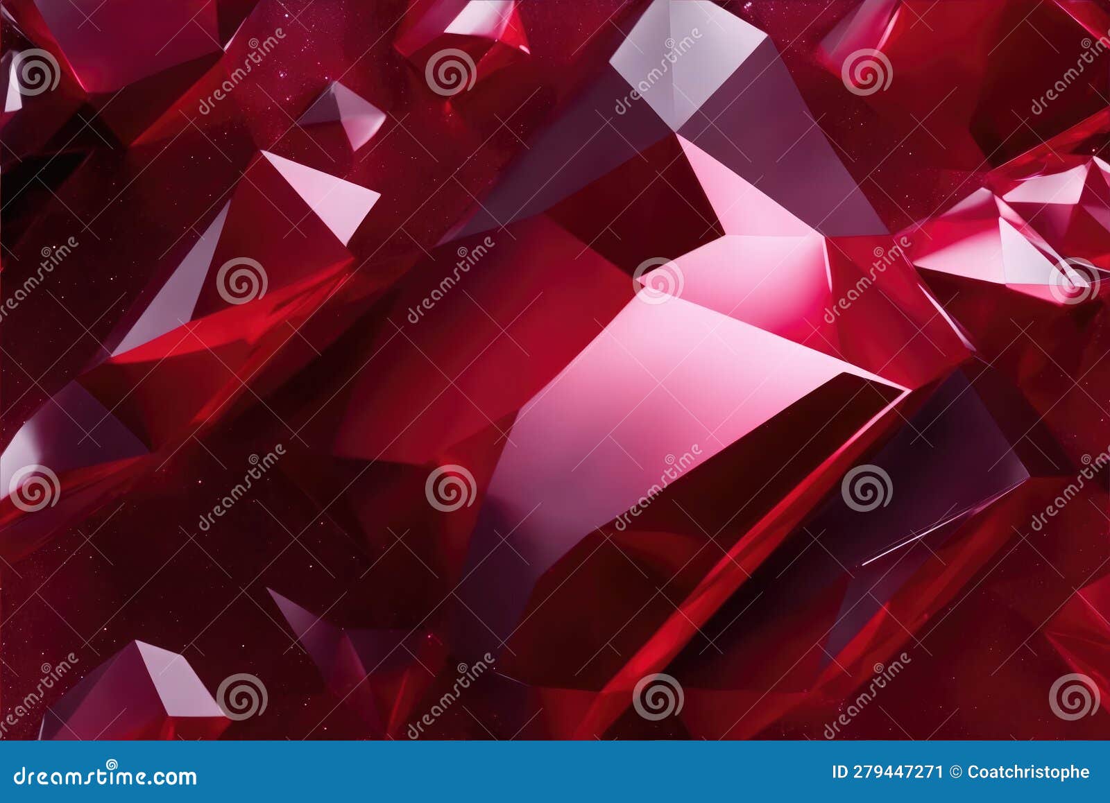 Abstract Red And Ruby Colored Background With Vertical Stripes Vector