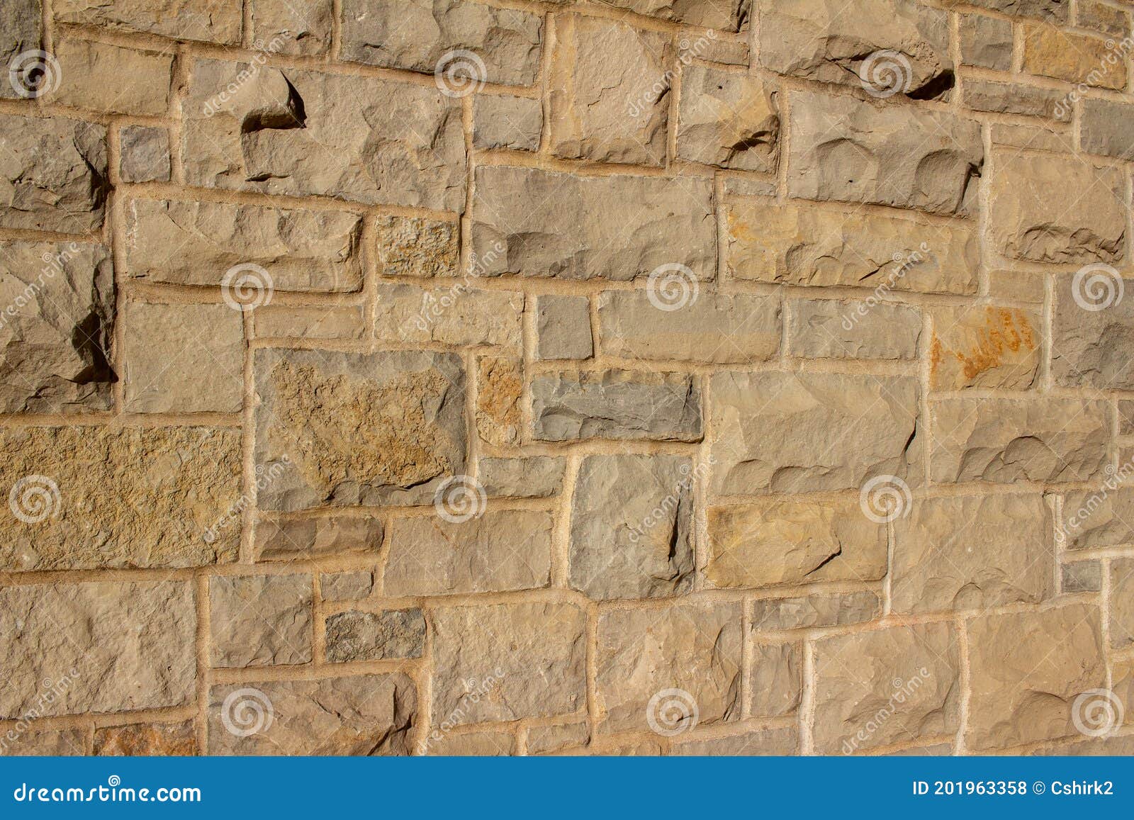 Ashlar Pattern Natural Limestone Block Wall Texture Background Stock ...