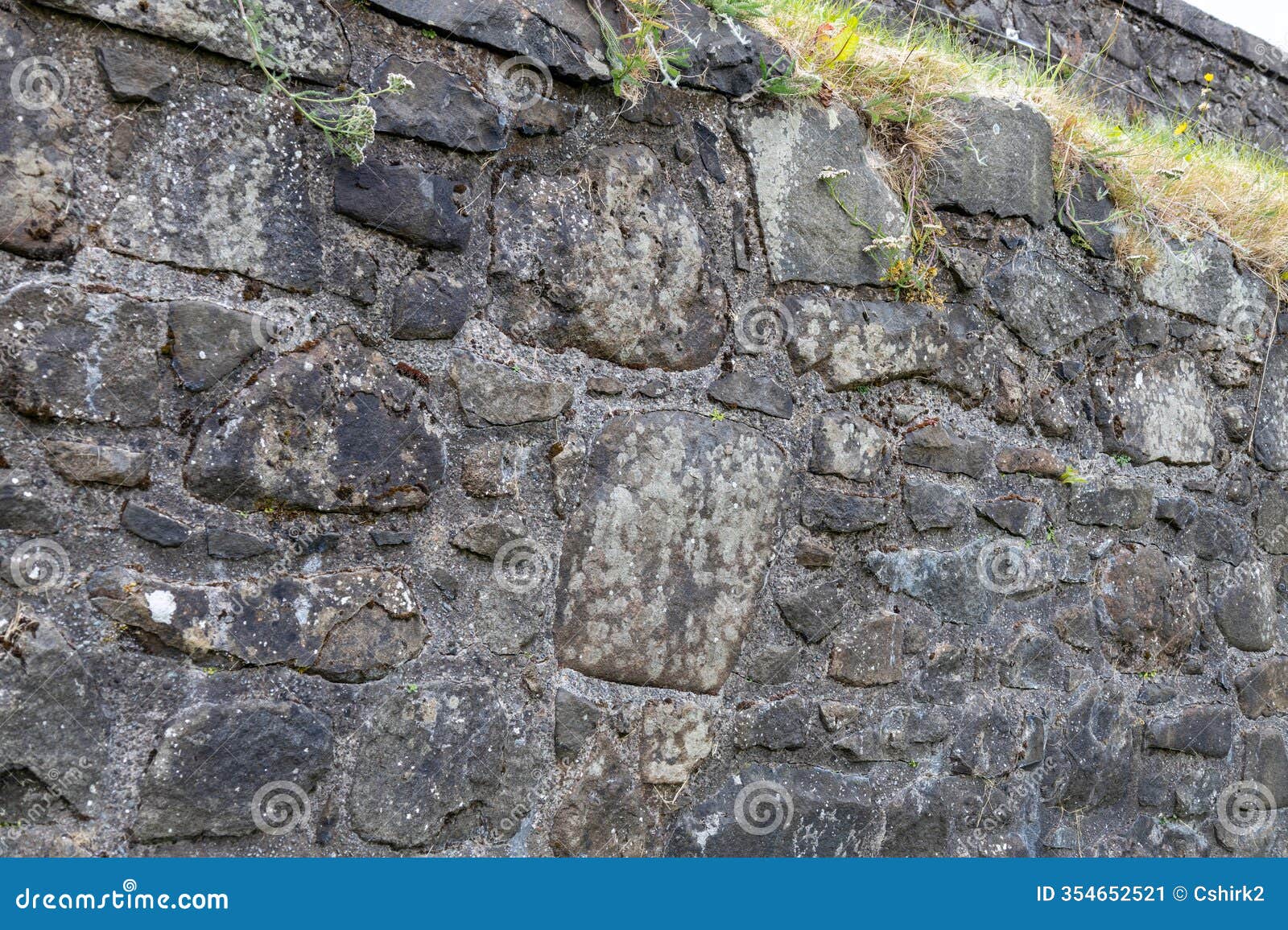 Medieval Stone Wall Texture Background Stock Image - Image of pattern ...