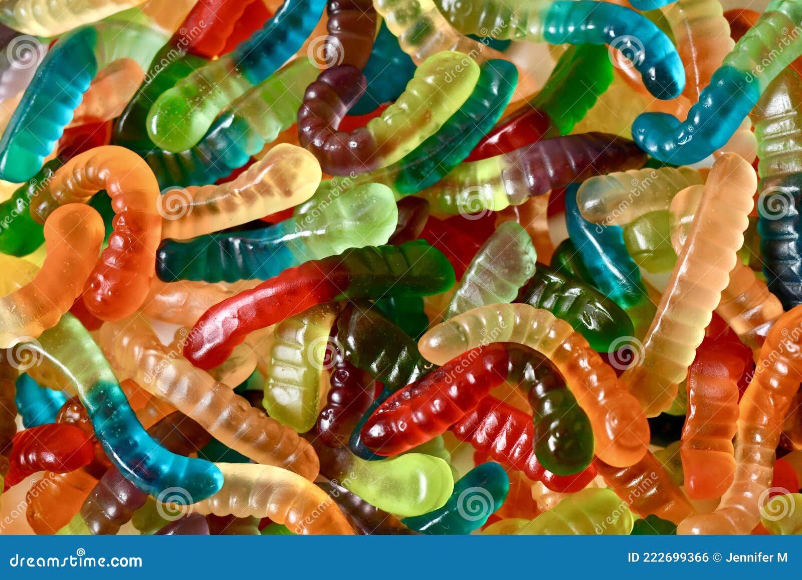 Gummy worms stock photo. Image of colorful, chewy, assorted - 222699366