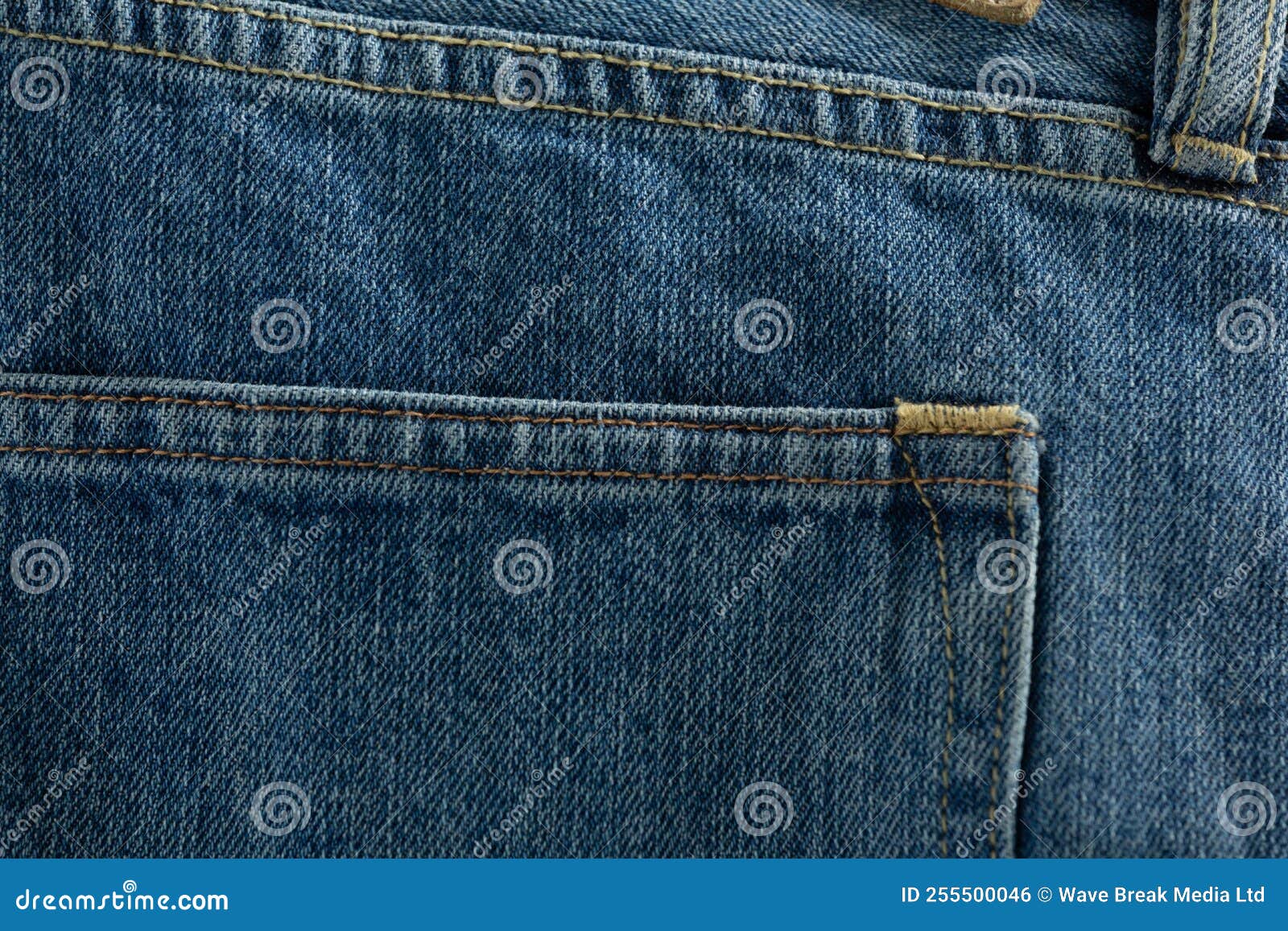 Full frame of denim jeans stock photo. Image of blue - 255500046