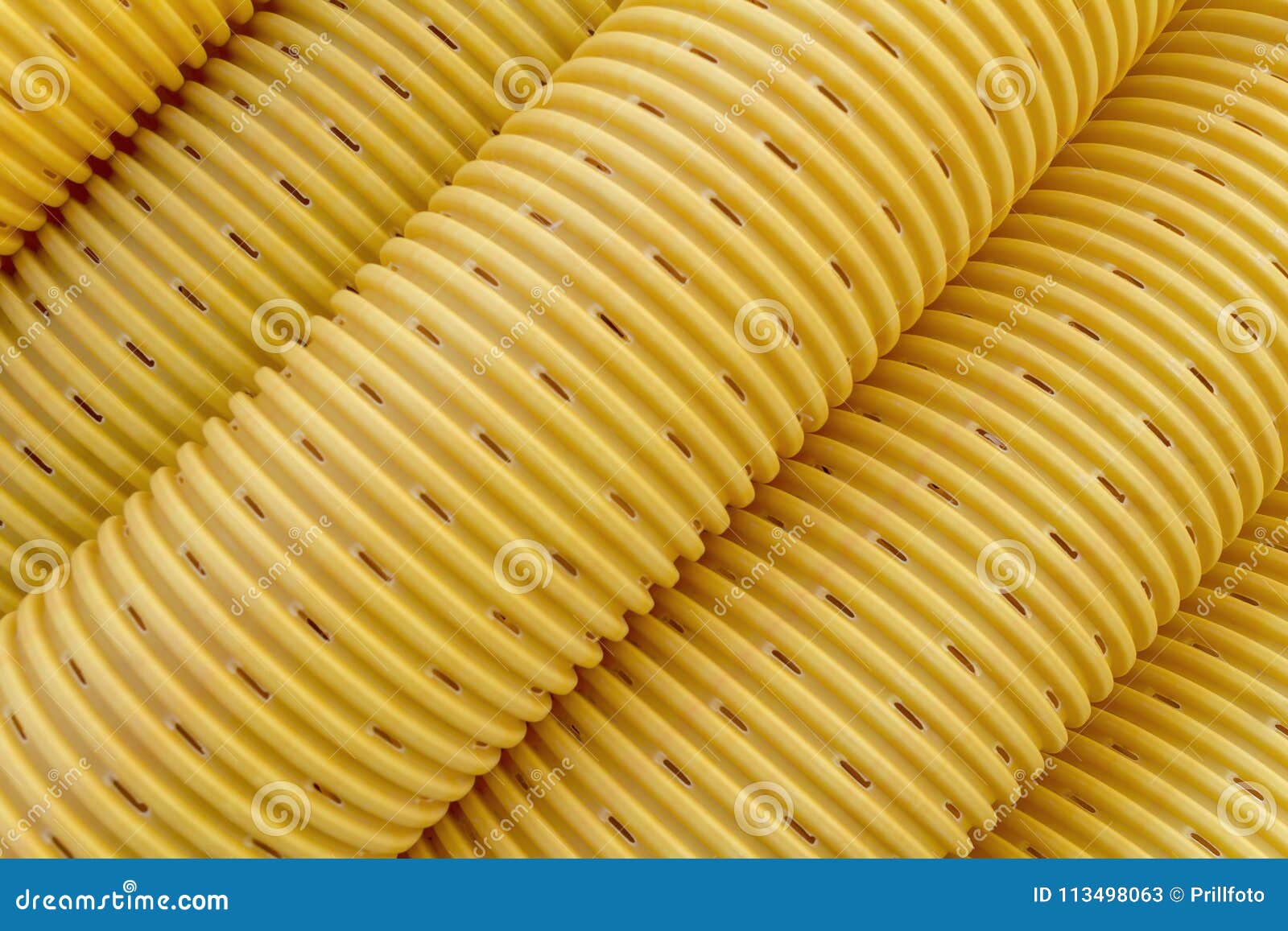 Yellow drainage pipe stock image. Image of hose, yellow - 113498063