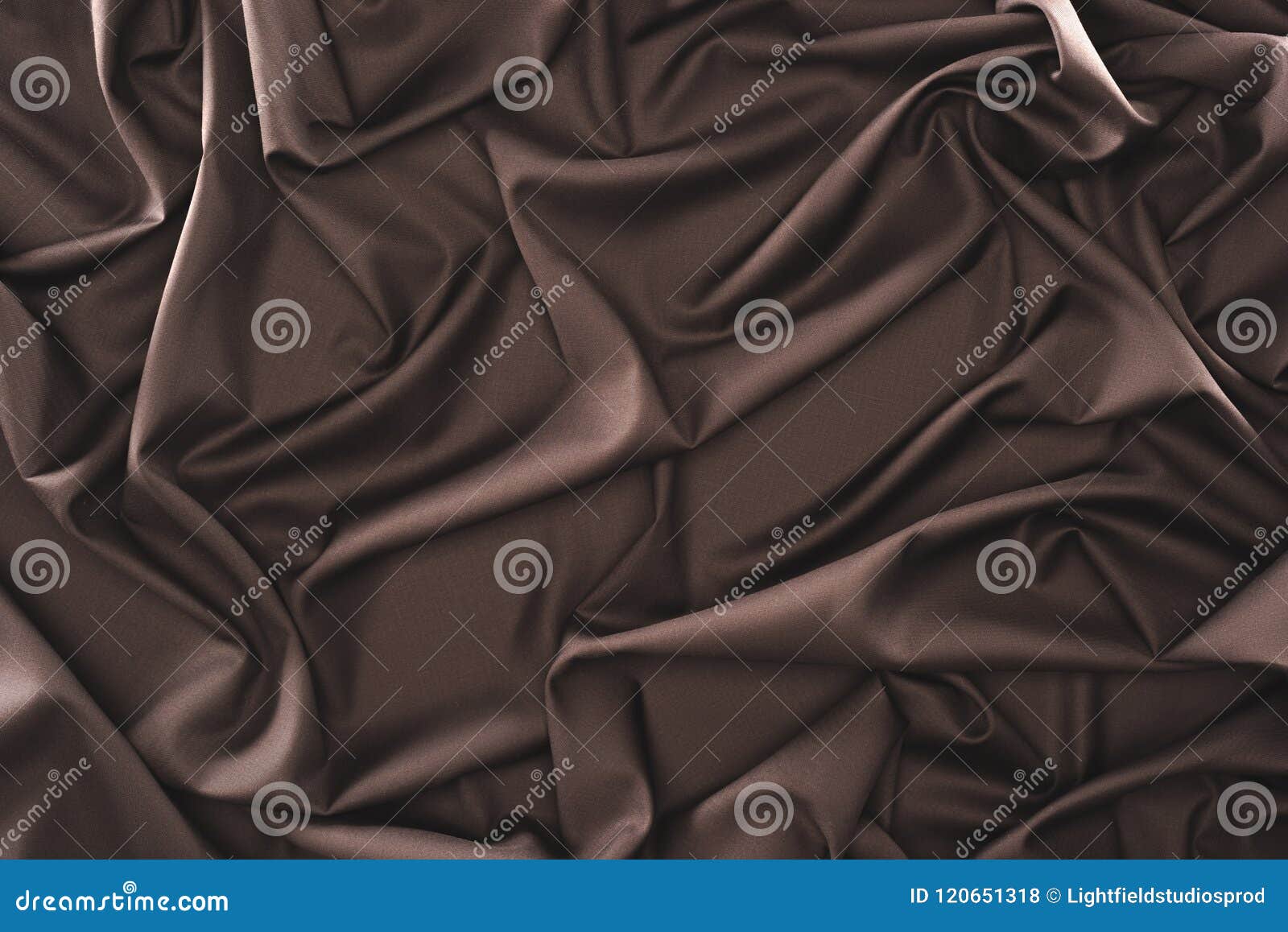 Full Frame of Folded Dark Silk Cloth Stock Photo - Image of material ...