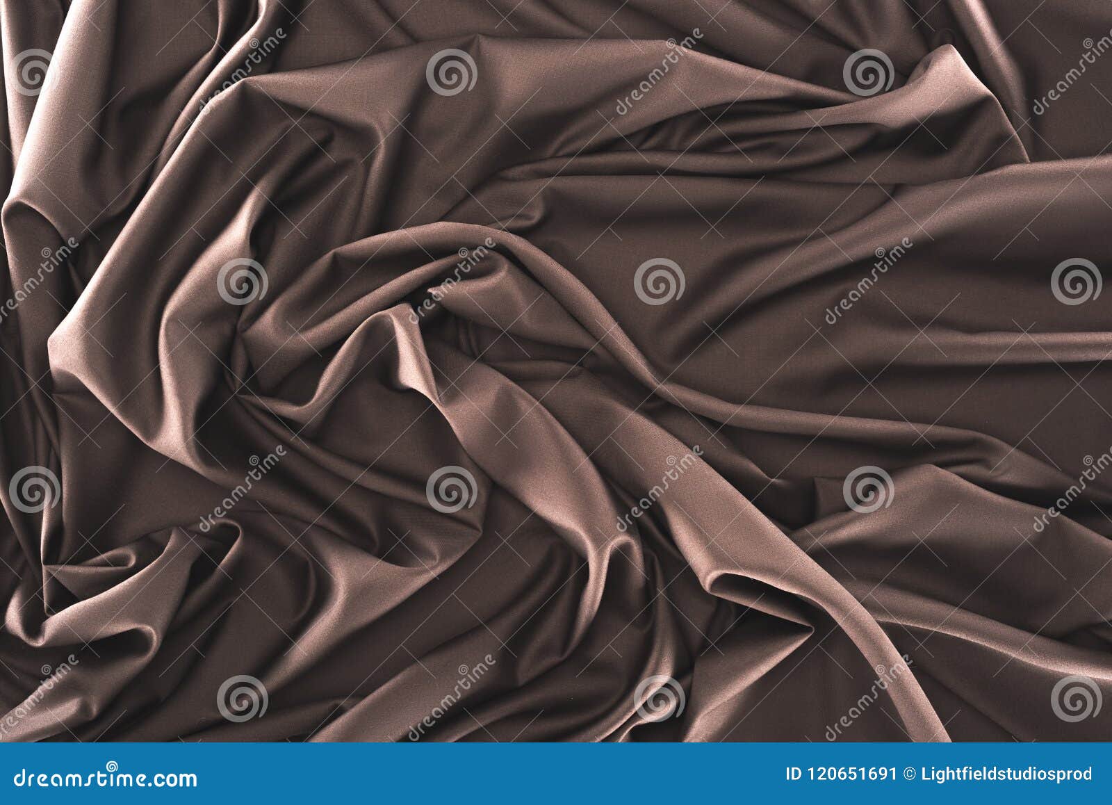 Full Frame of Folded Dark Silk Cloth Stock Image - Image of canvas ...