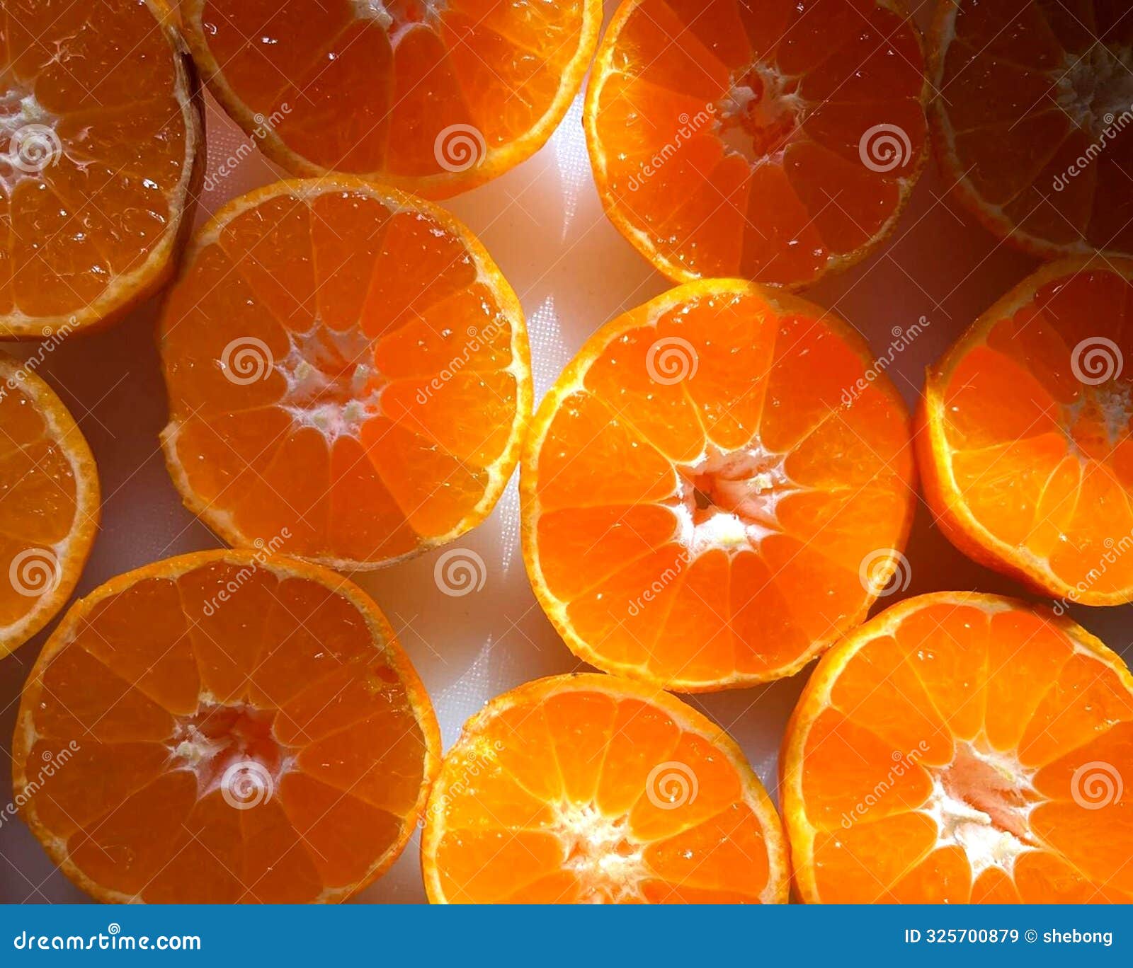 Full Frame of Fresh Seedless Oranges Stock Image - Image of healthy ...