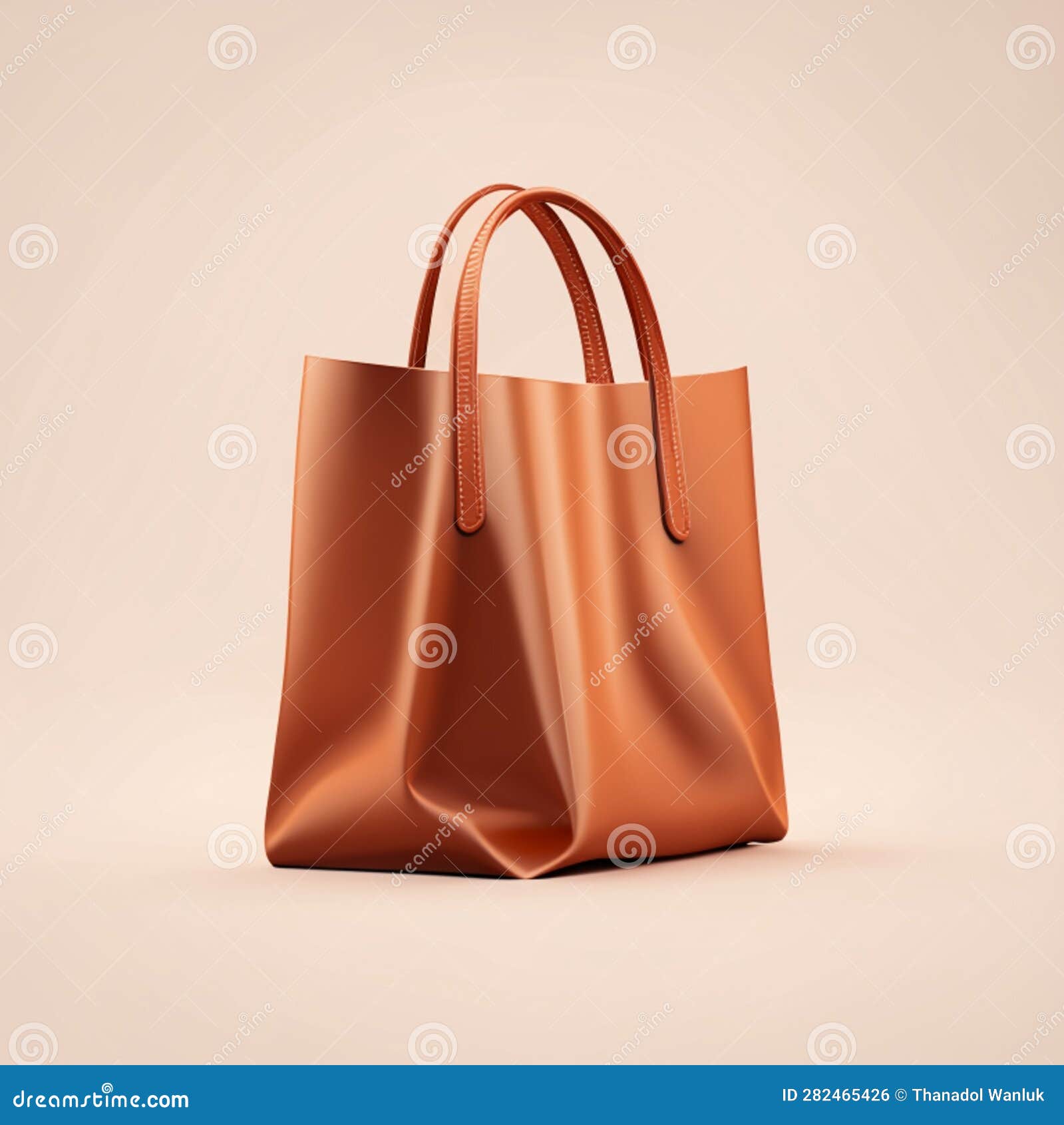A Full Frame-friendly Light Brown Tote Bag Would Typically Be a ...
