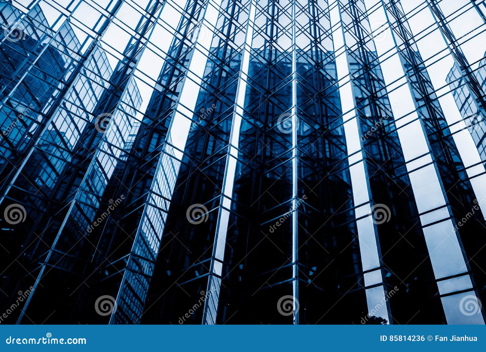 Full Frame of Glass Building Exterior Stock Photo - Image of ...