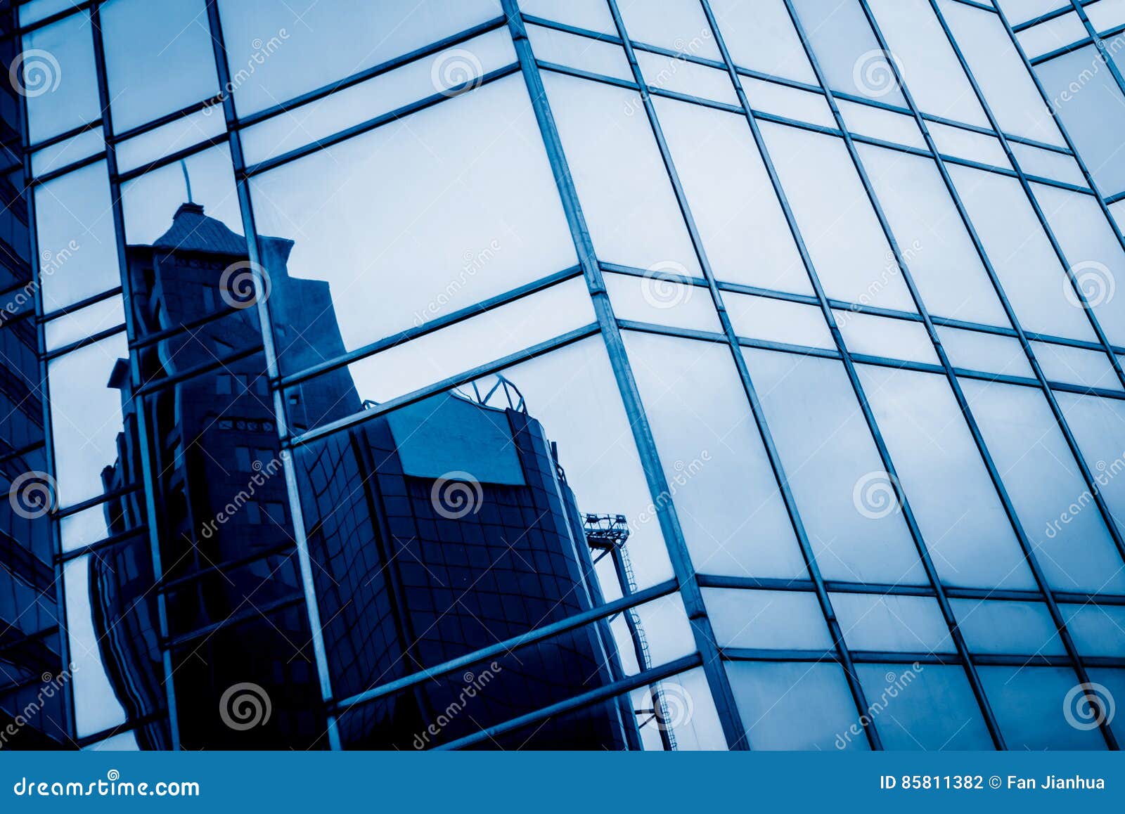 Full Frame of Glass Building Exterior Stock Photo - Image of detail ...