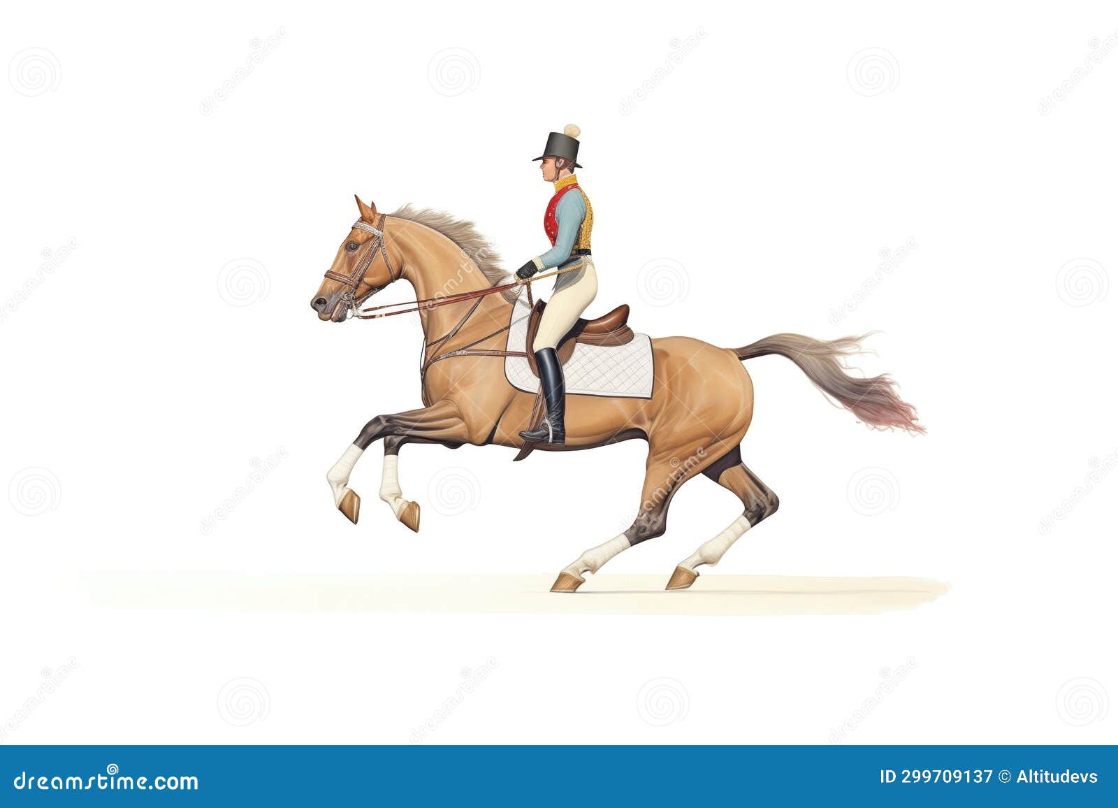 Full-frame Image of a Horse Executing a Perfect Canter Pirouette Stock ...