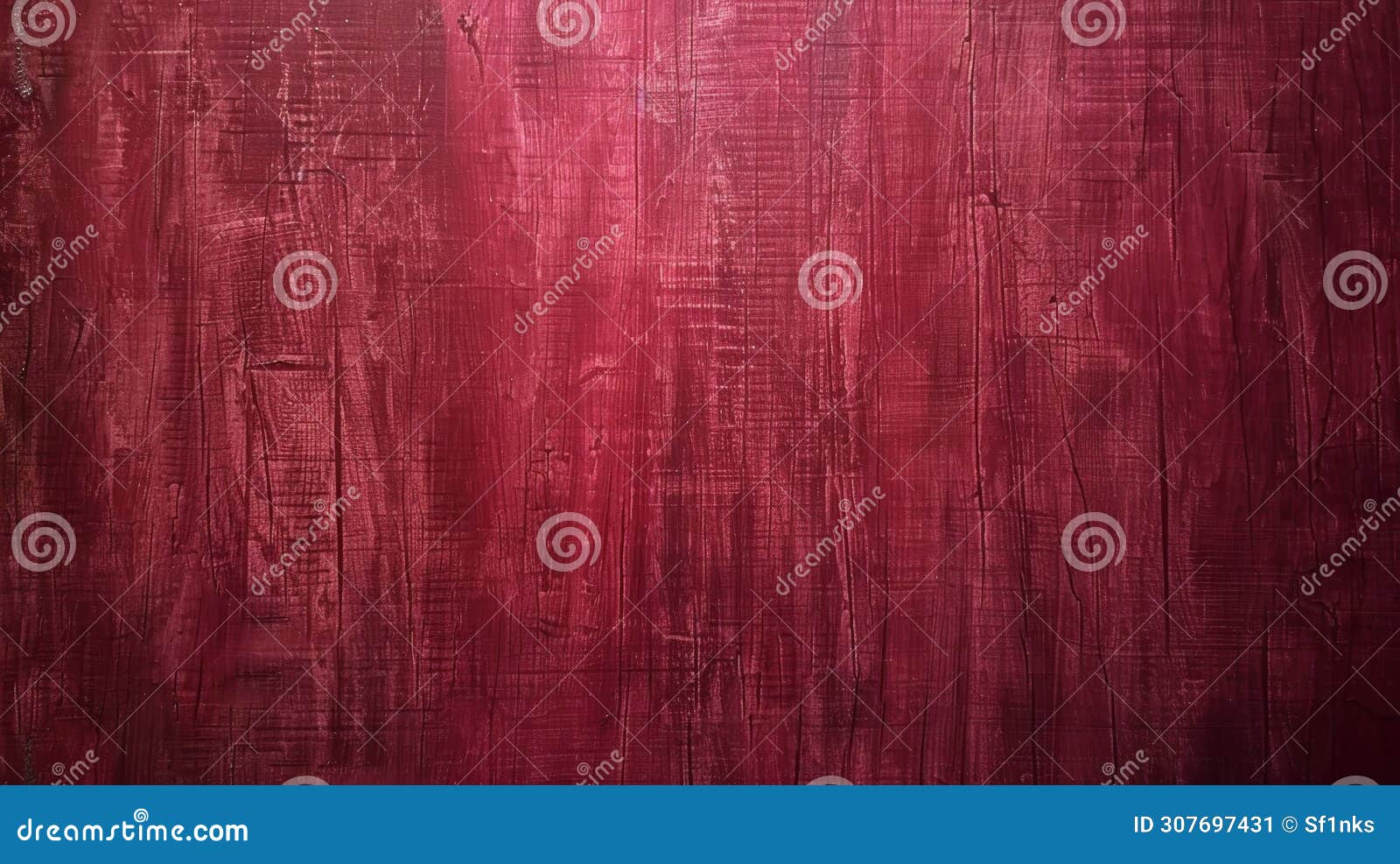 A Full-frame Image of Ruby Red Painted Wooden Planks, Featuring ...