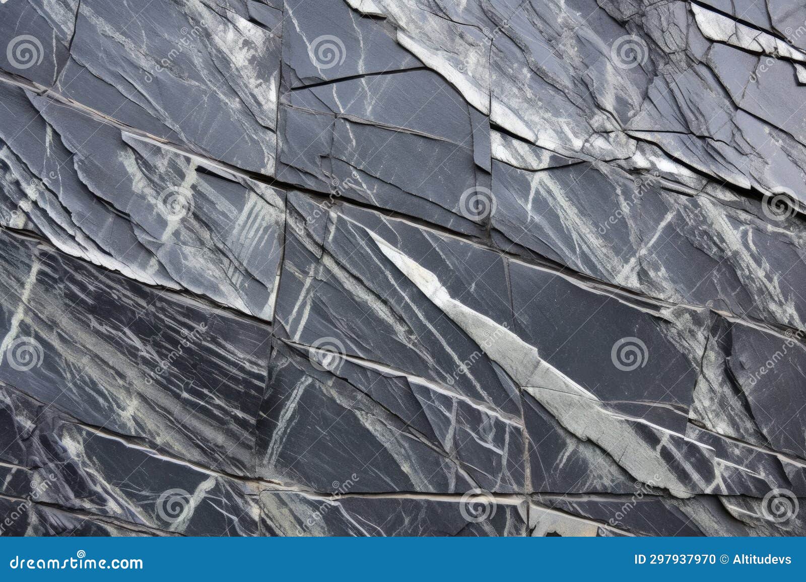 Full-frame Image of Slate with Random Mineral Streaks Stock Photo ...