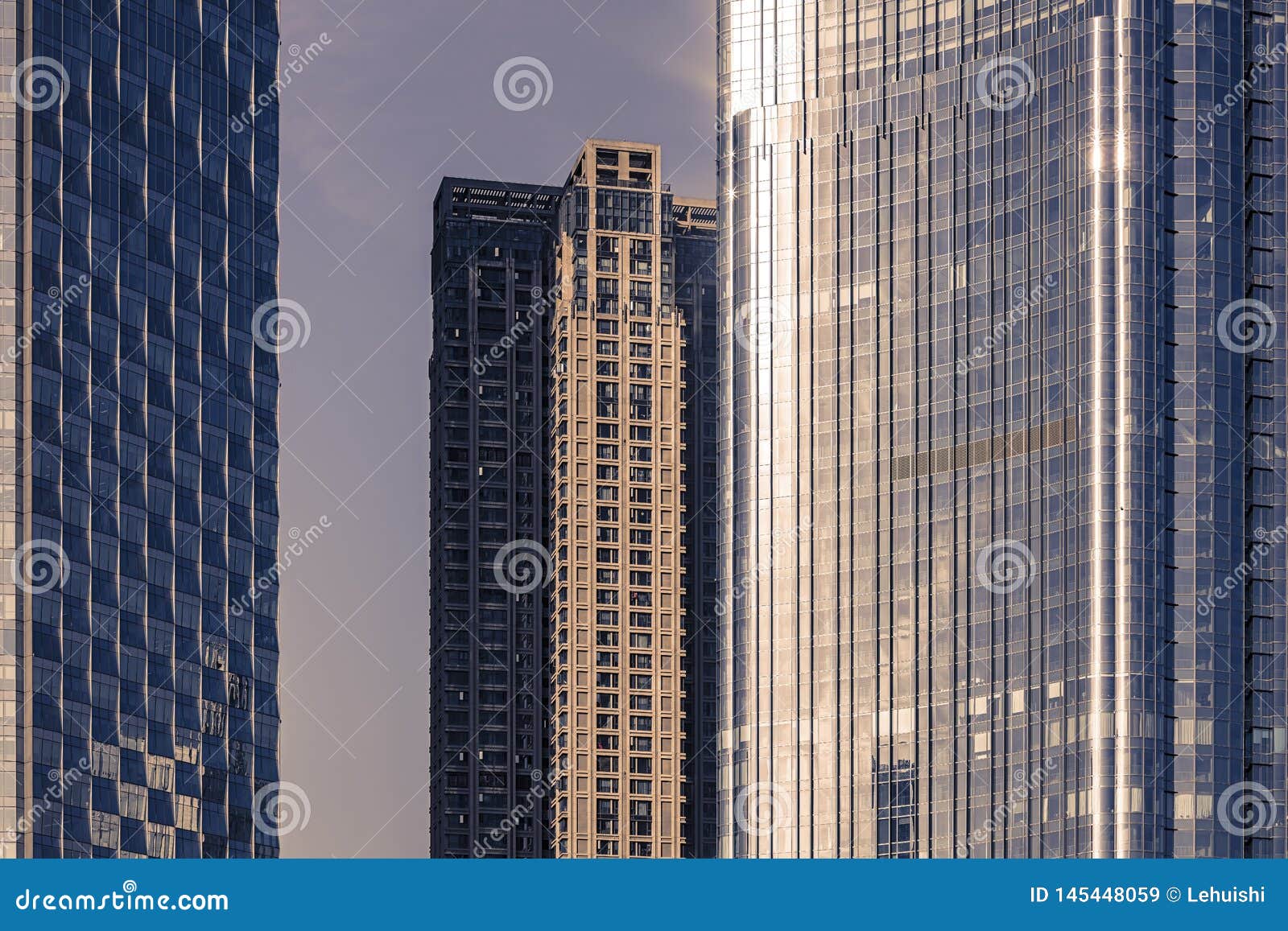 Full Frame of Modern Glass Steel Architecture Stock Image - Image of ...