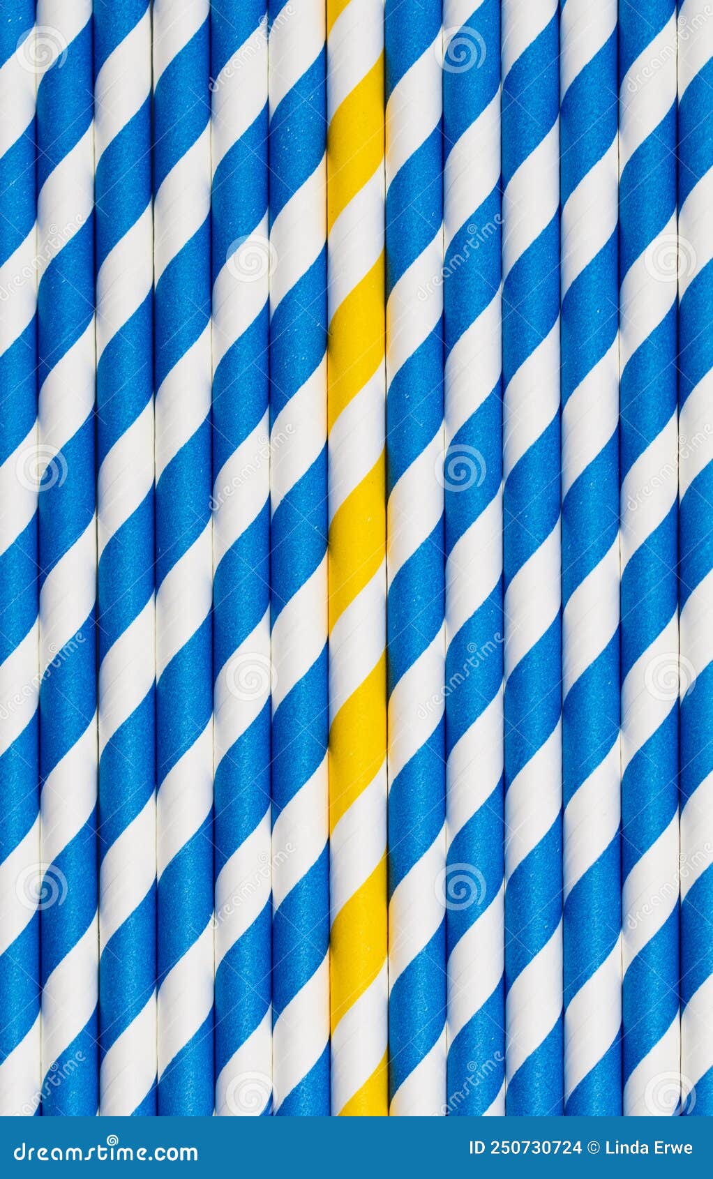 Full Frame Photo of Blue and White Straws Stock Photo - Image of color ...