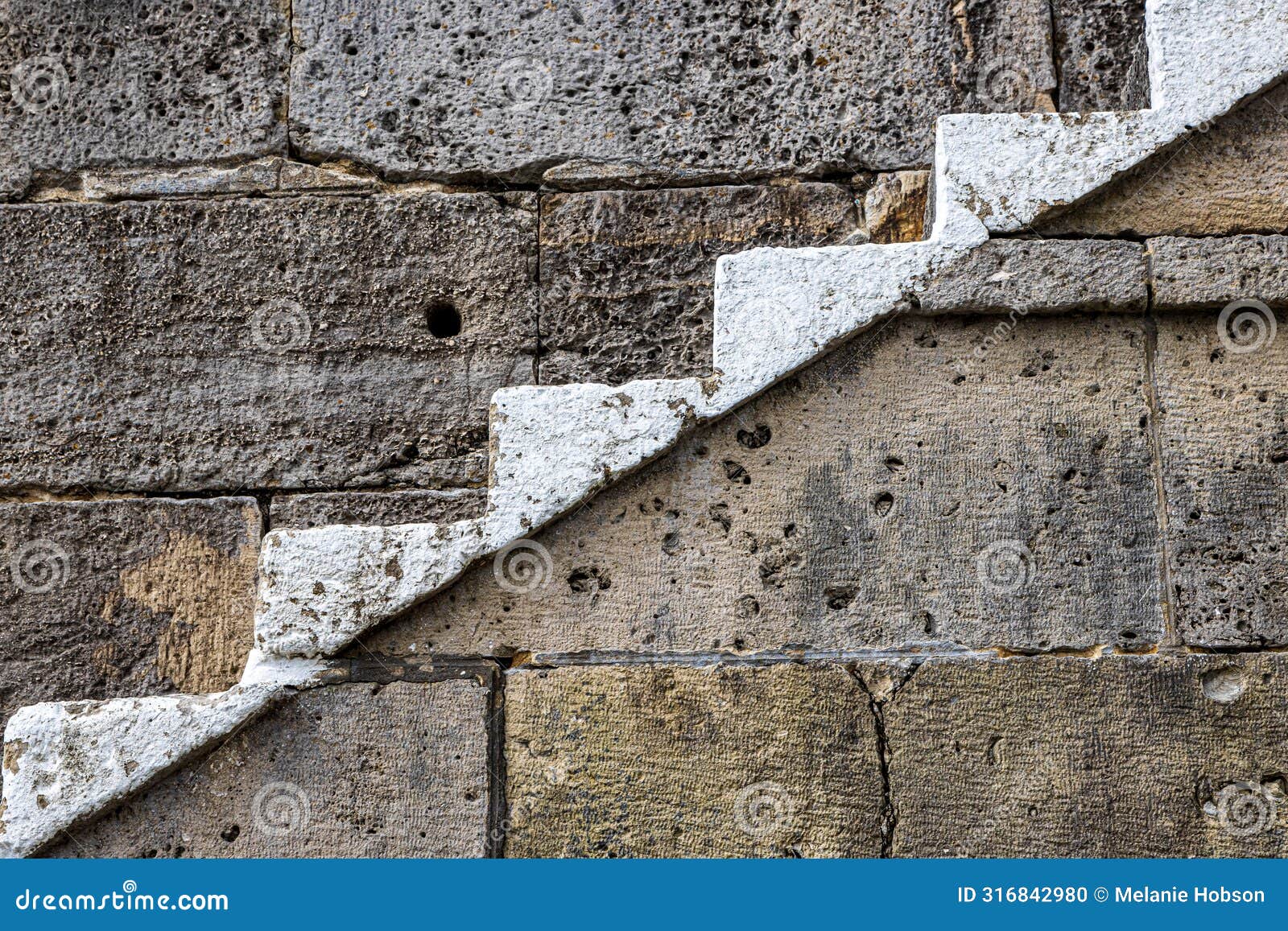 A Side View of Steps Leading Up from a Harbour Stock Photo - Image of ...