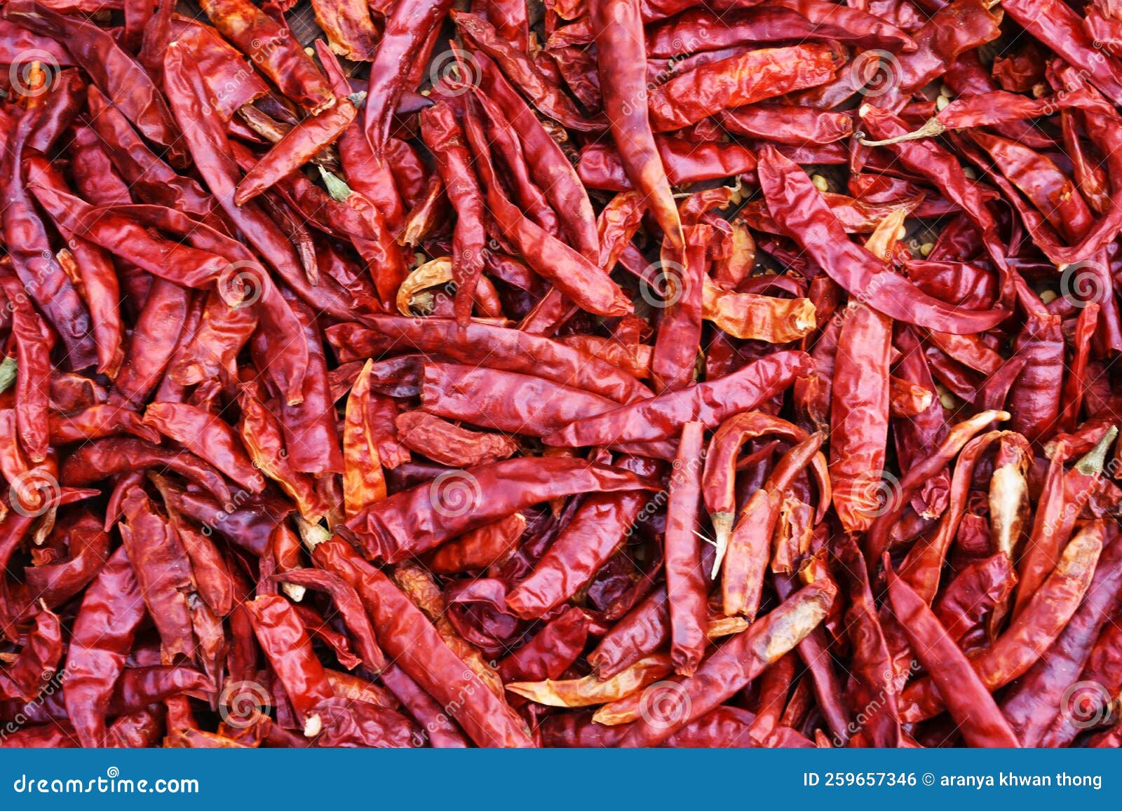 Full Frame Red Dried Chilies Stock Photo - Image of flavor, chili ...