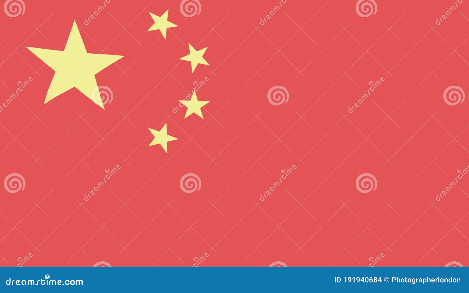 Full-frame Shot of Chinese Flag Stock Illustration - Illustration of ...