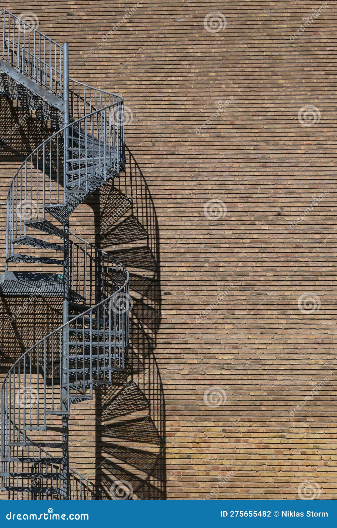 Full Frame Shot of Wall with Spiral Staircase Stock Photo - Image of ...