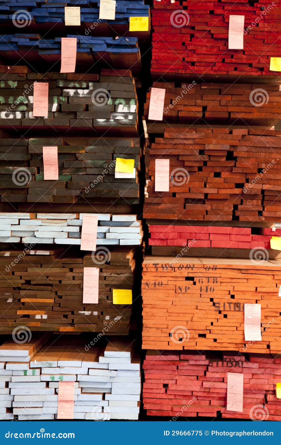 Full Frame of Stack of Plywood in Warehouse Stock Image - Image of ...