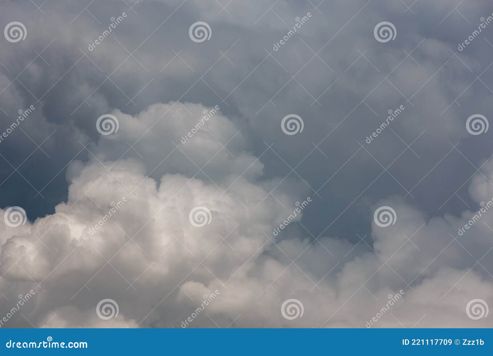 Full Frame Summer Storm Clouds Solid Background Stock Image - Image of ...