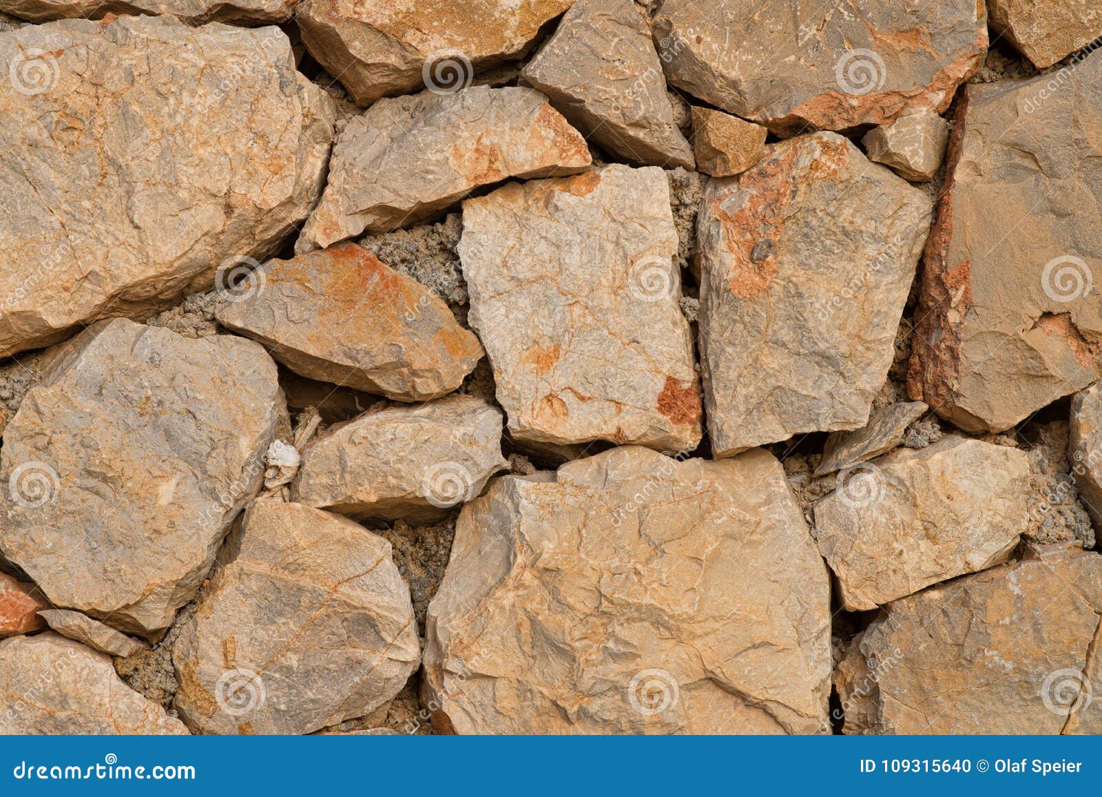 Rough masonry wall stock photo. Image of stones, texture - 109315640