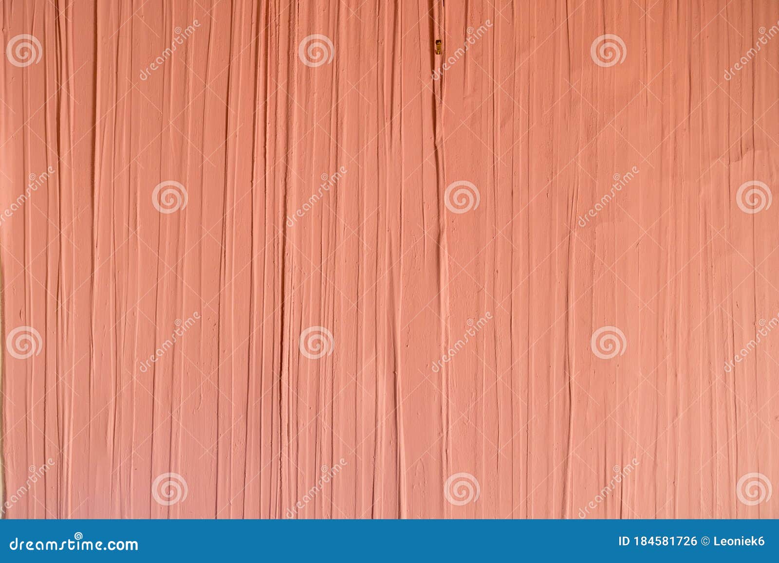 Full Frame of a Terracotta Painted Old Wall with Wallpaper and Vertical ...