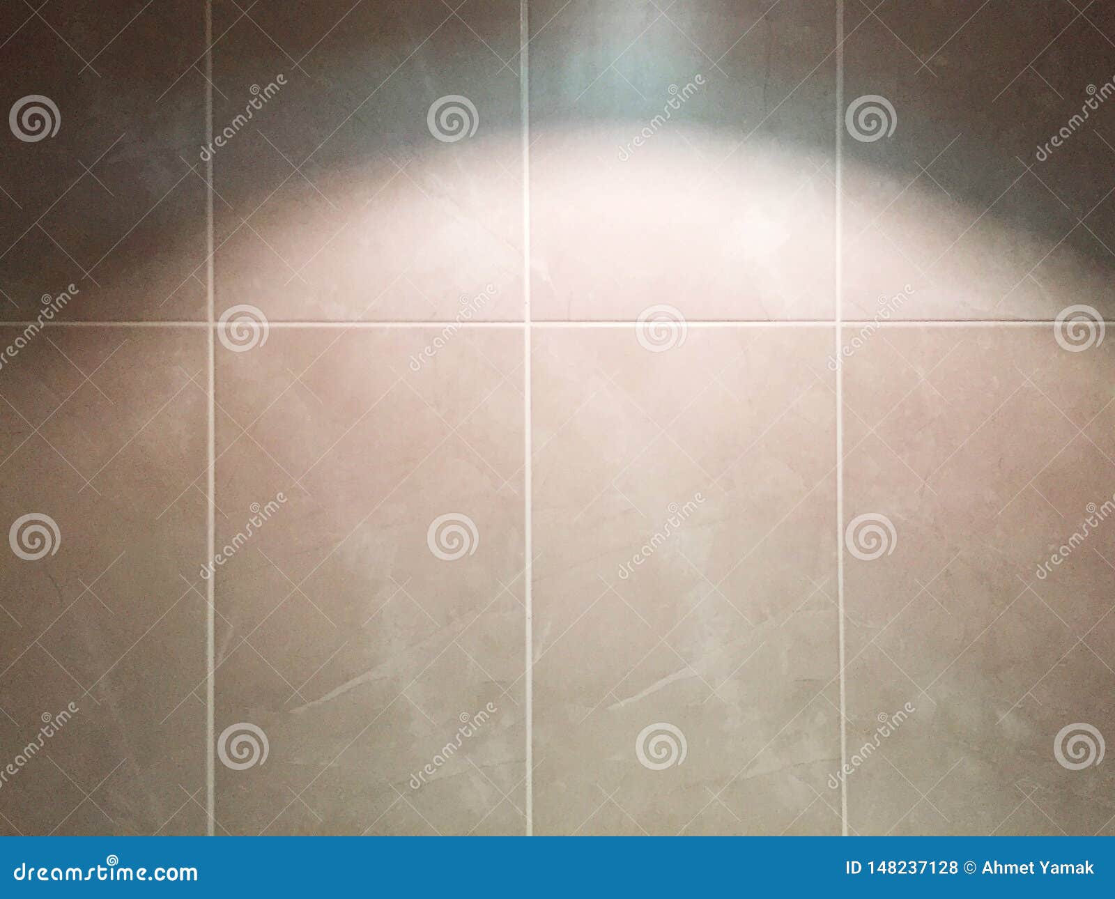 Tile Background with Spotlight Reflection Stock Photo - Image of full ...