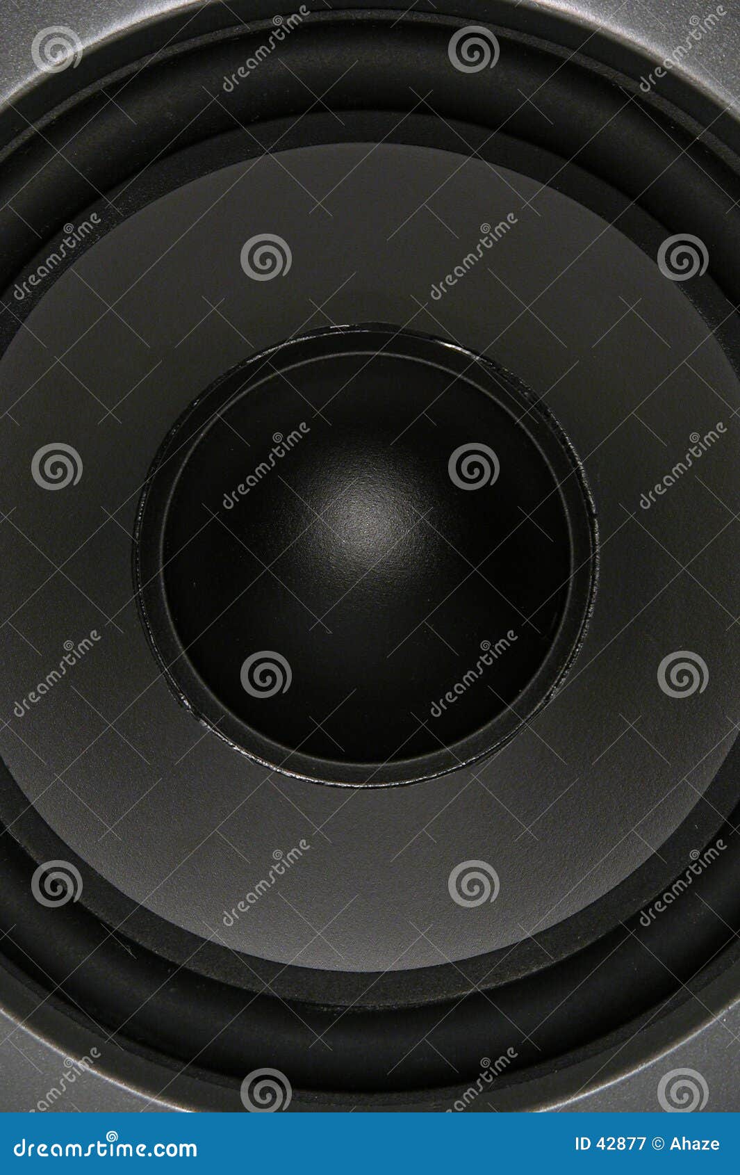 Full Frame Woofer stock image. Image of music, black, sound - 42877