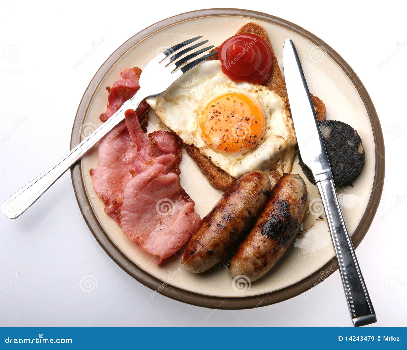 Full Fried Breakfast stock image. Image of english, delicious - 14243479