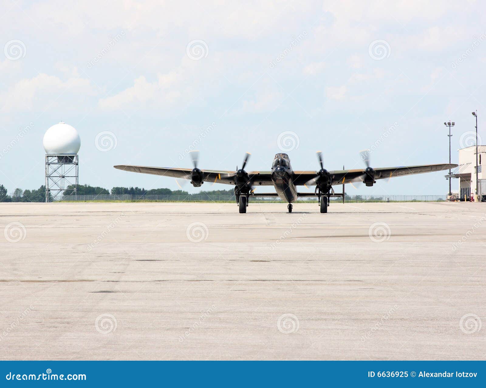 Full Front View of One of the ... Stock Image - Image of pilot, bomber ...